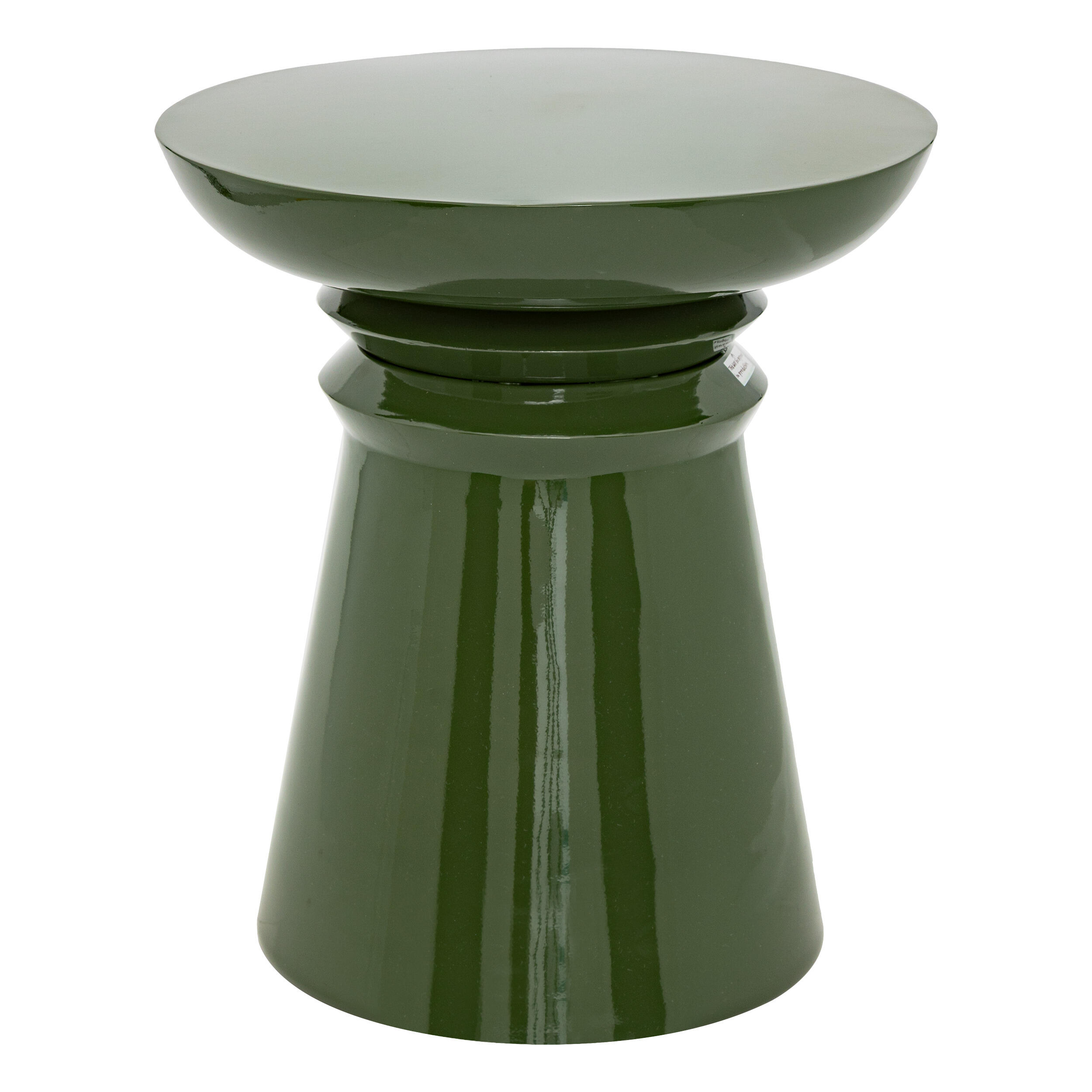 Table d'appoint Totem, vert L.44 x H.50 cm | Leroy Merlin
