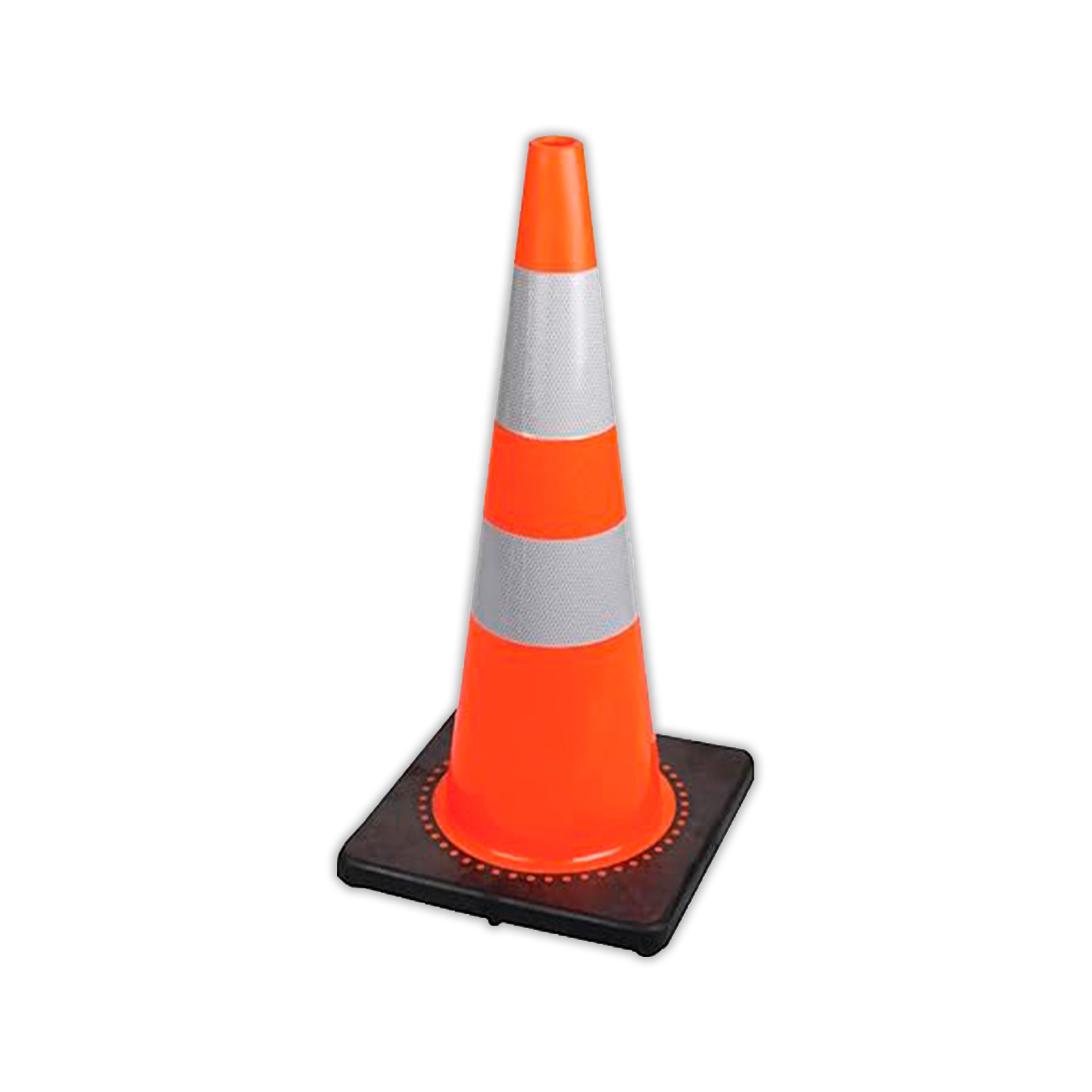 Cono de señalización flexible de pvc naranja de 90 cm de altura | Leroy ...