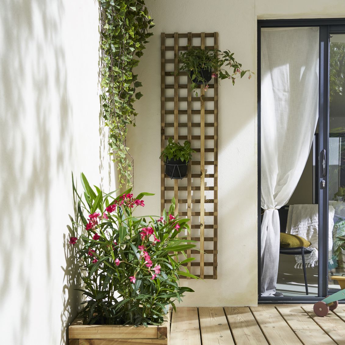 Panneau treillis bois ajouré Sevilla, FOREST-STYLE, l.42 x H.180 cm ...