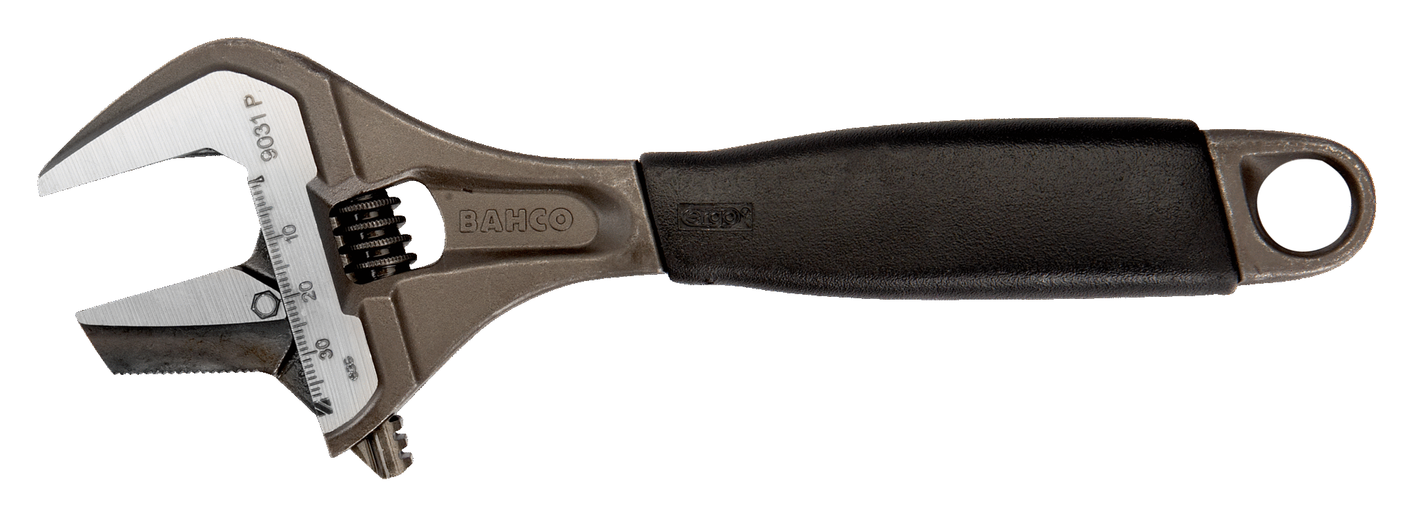 Clé à molette à ouverture 39 mm et mâchoire réversible BAHCO 9031P, L. 218 mm | Leroy Merlin