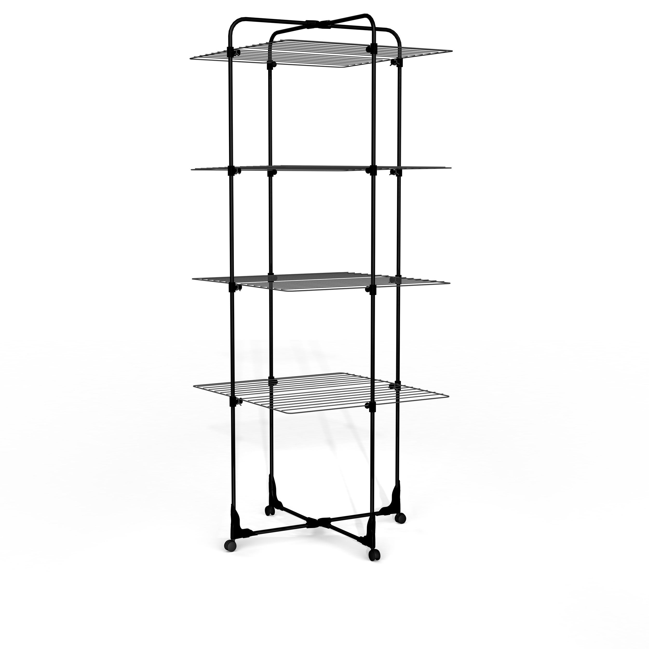 Etendoir à linge sur pieds45 m noir TANCARVILLE | Leroy Merlin