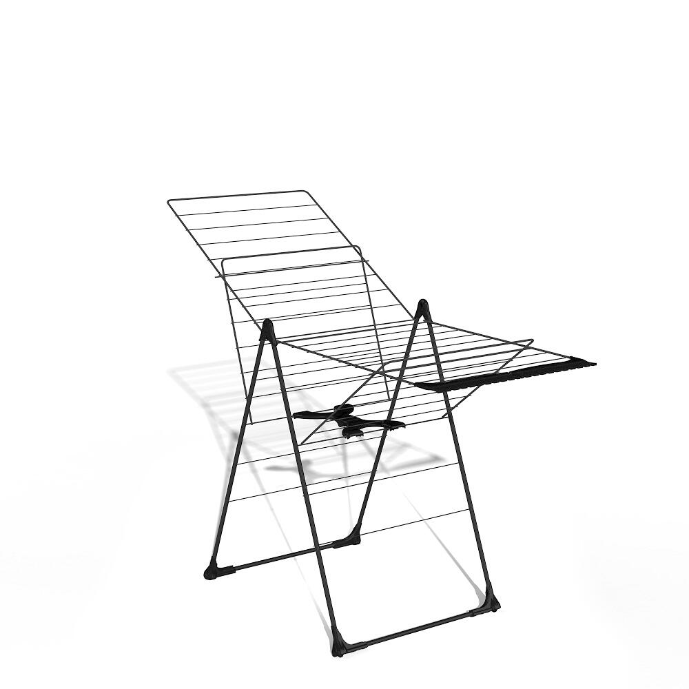 Etendoir à linge sur pieds25 m noir TANCARVILLE | Leroy Merlin