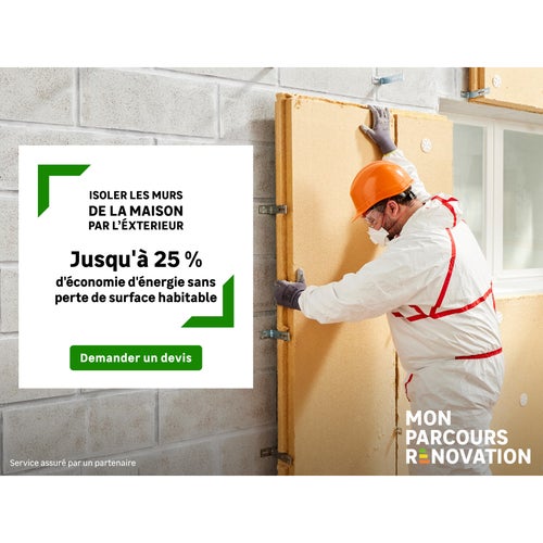 Isolation des murs (intérieur/extérieur) | Leroy Merlin