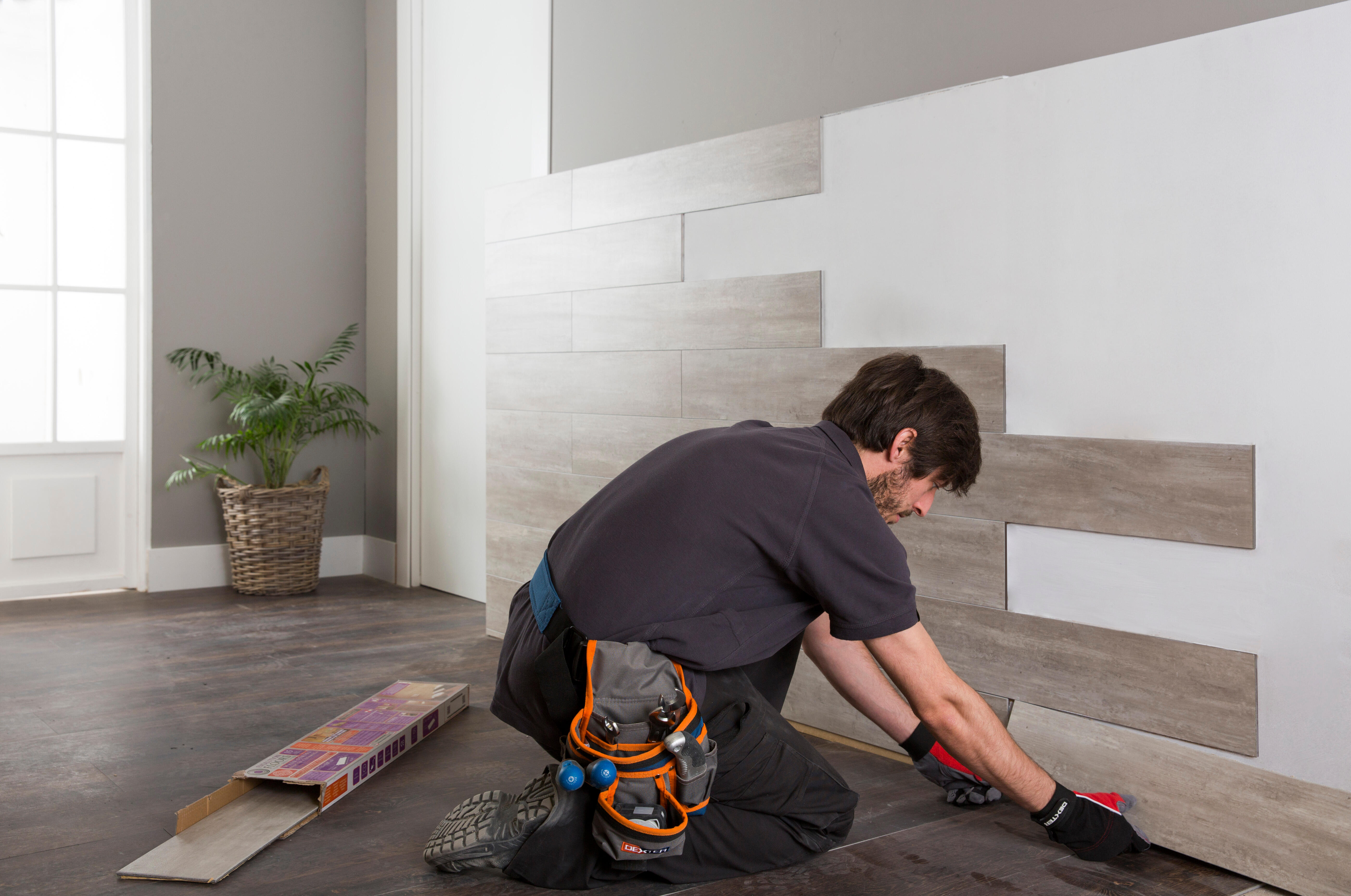 Medición para instalación de revestimiento vinílico pegado | Leroy Merlin