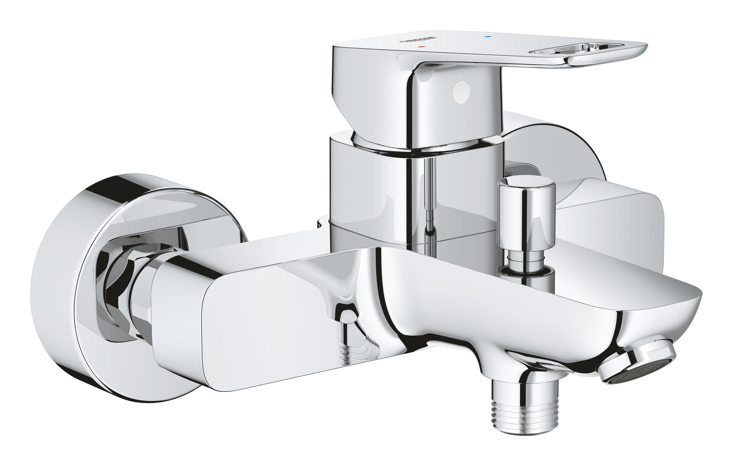 Grifo bañera GROHE Clova Pulse plata | Leroy Merlin