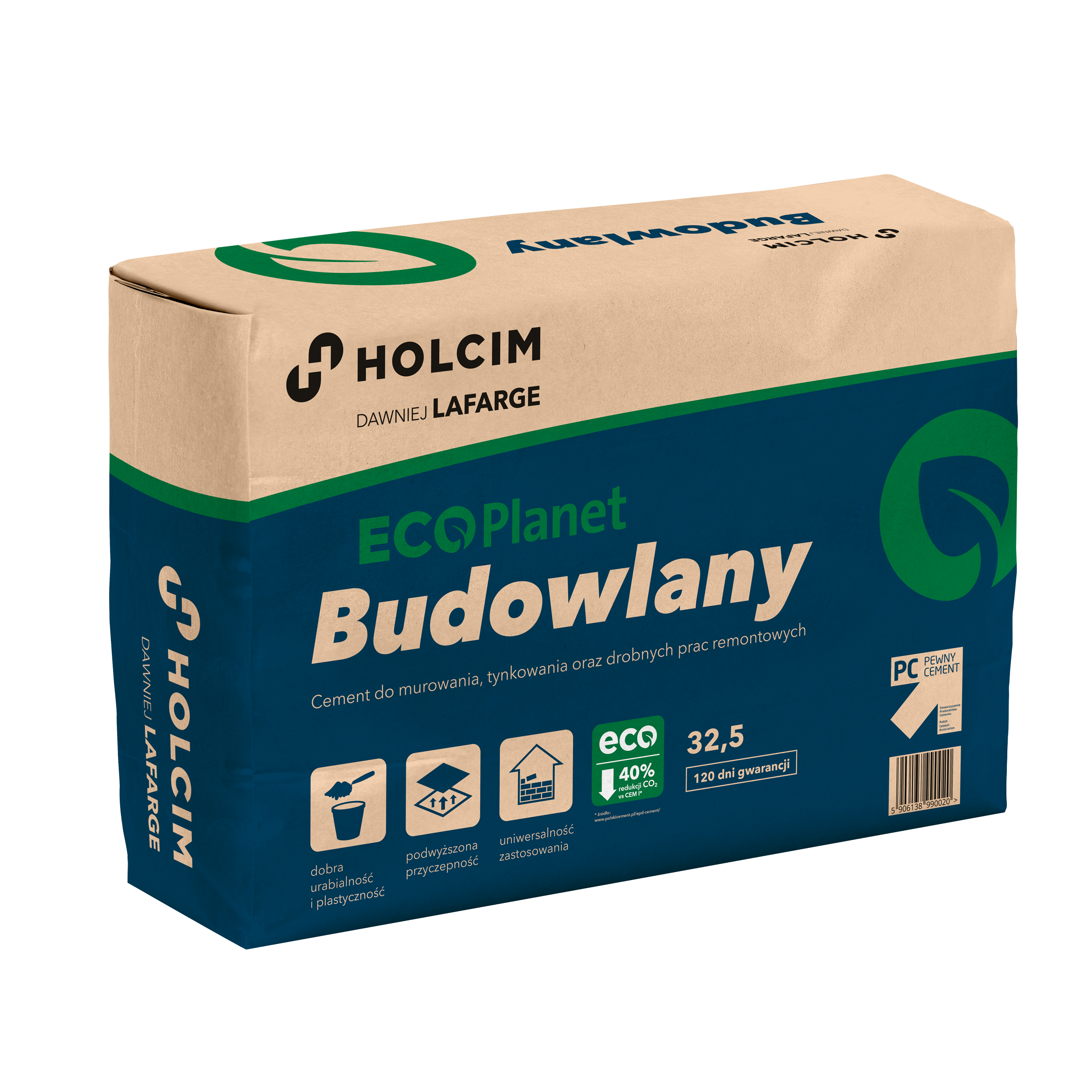 Cement budowalny 32,5 20 kg Holcim - Leroy Merlin