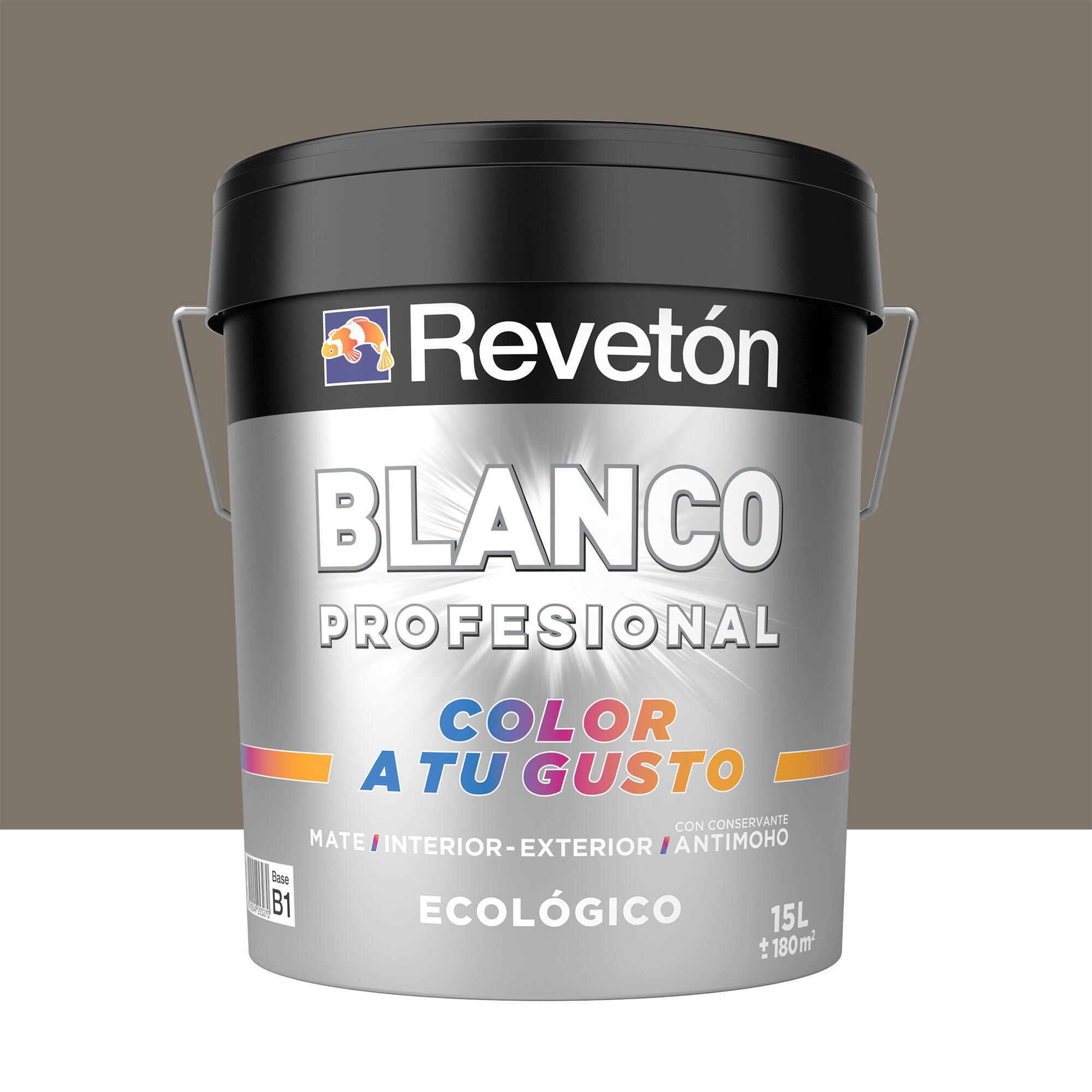 Pintura interior REVETÓN color a tu gusto Cacao Muy Intenso Muy Oscuro ...