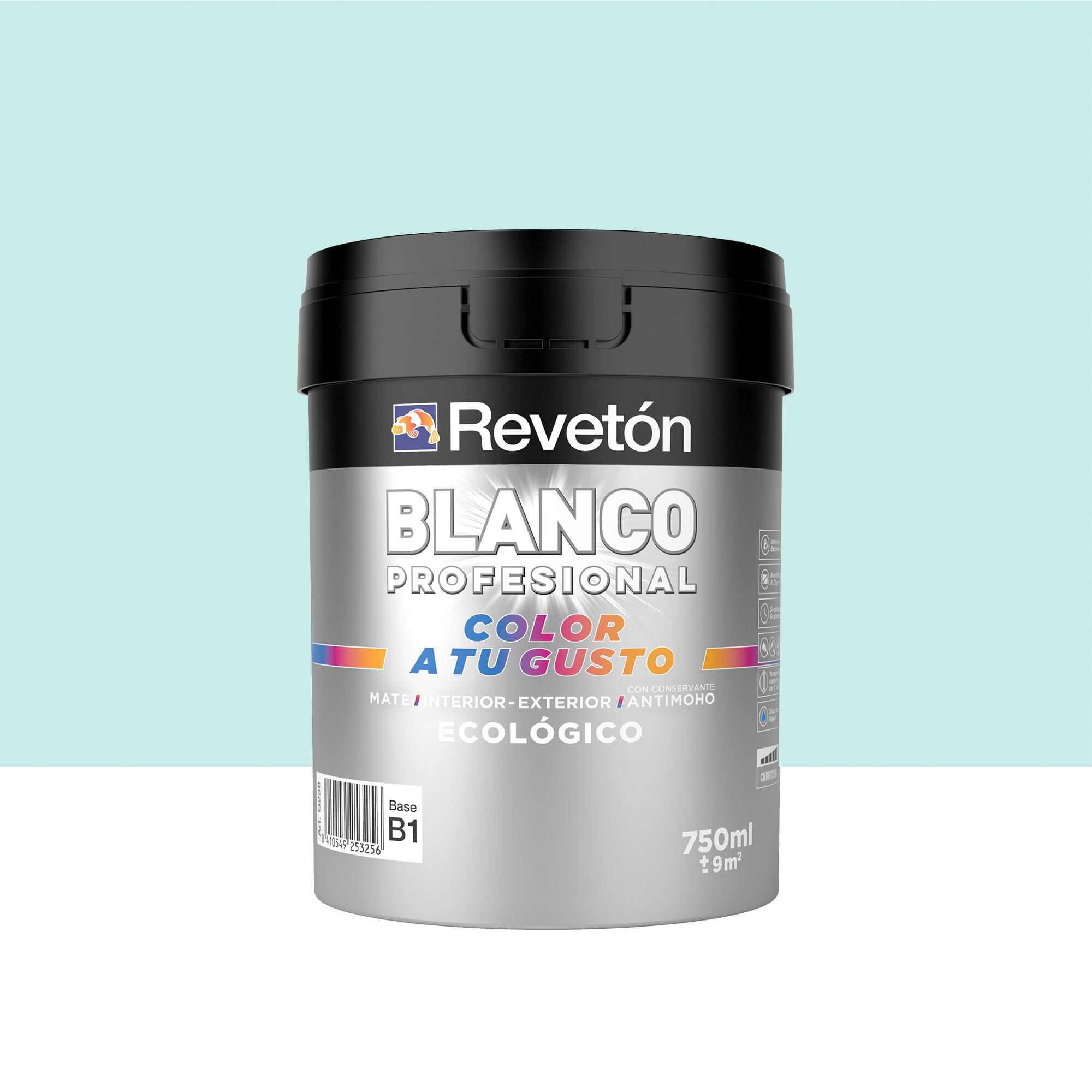 Pintura de interior Color a tu gusto REVETÓN color turquesa pastel muy ...