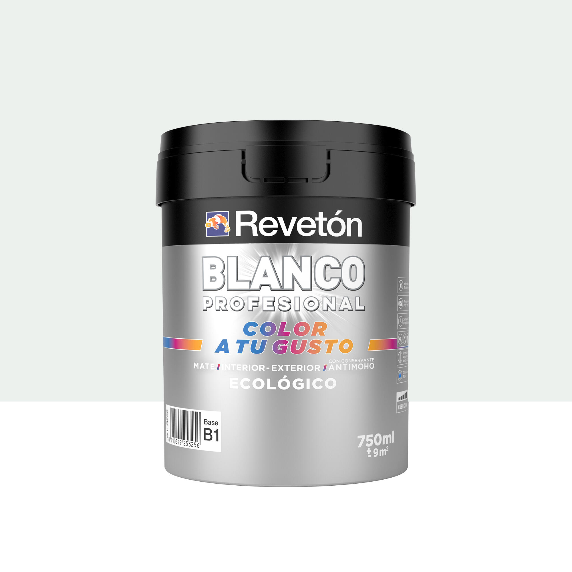 Pintura interior REVETÓN color a tu gusto Gris Plata Muy Luminoso mate ...