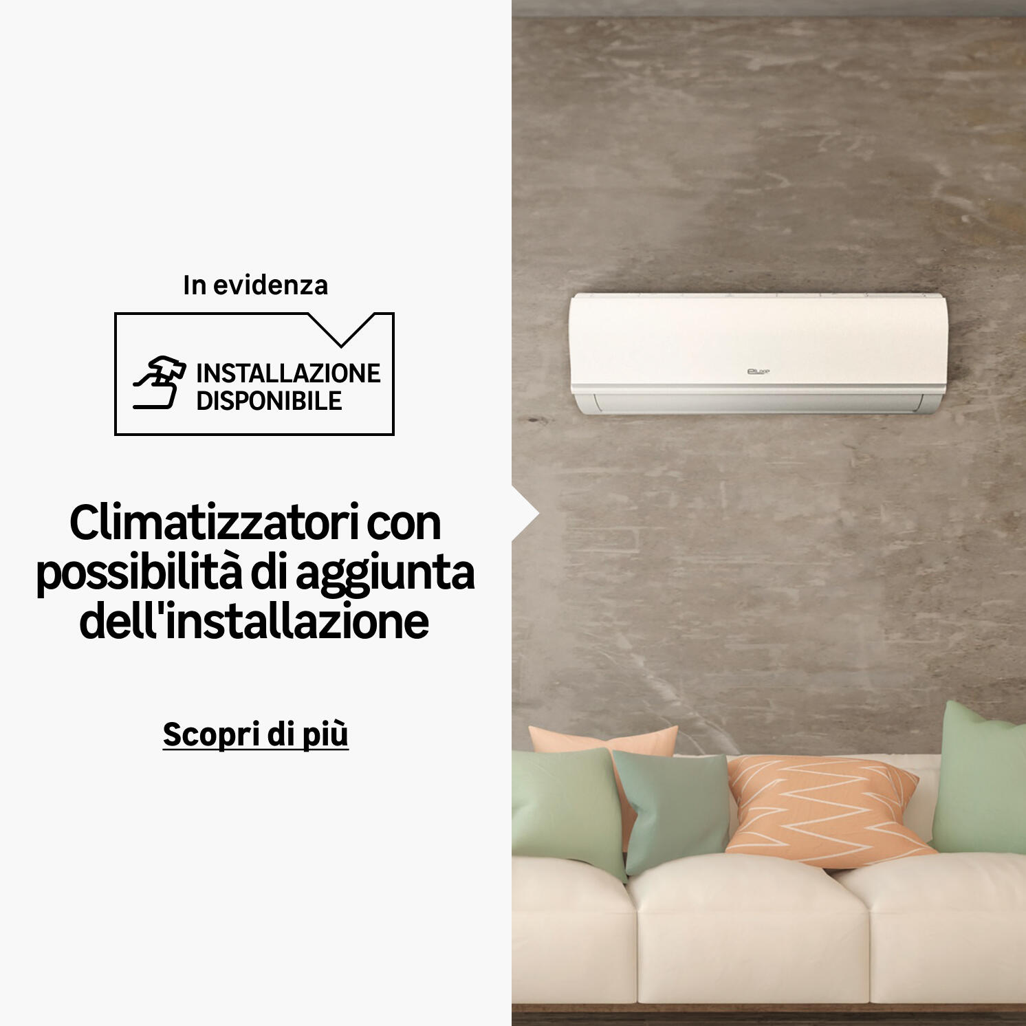 Climatizzatori con possibilità di aggiunta dell'installazione | Leroy ...