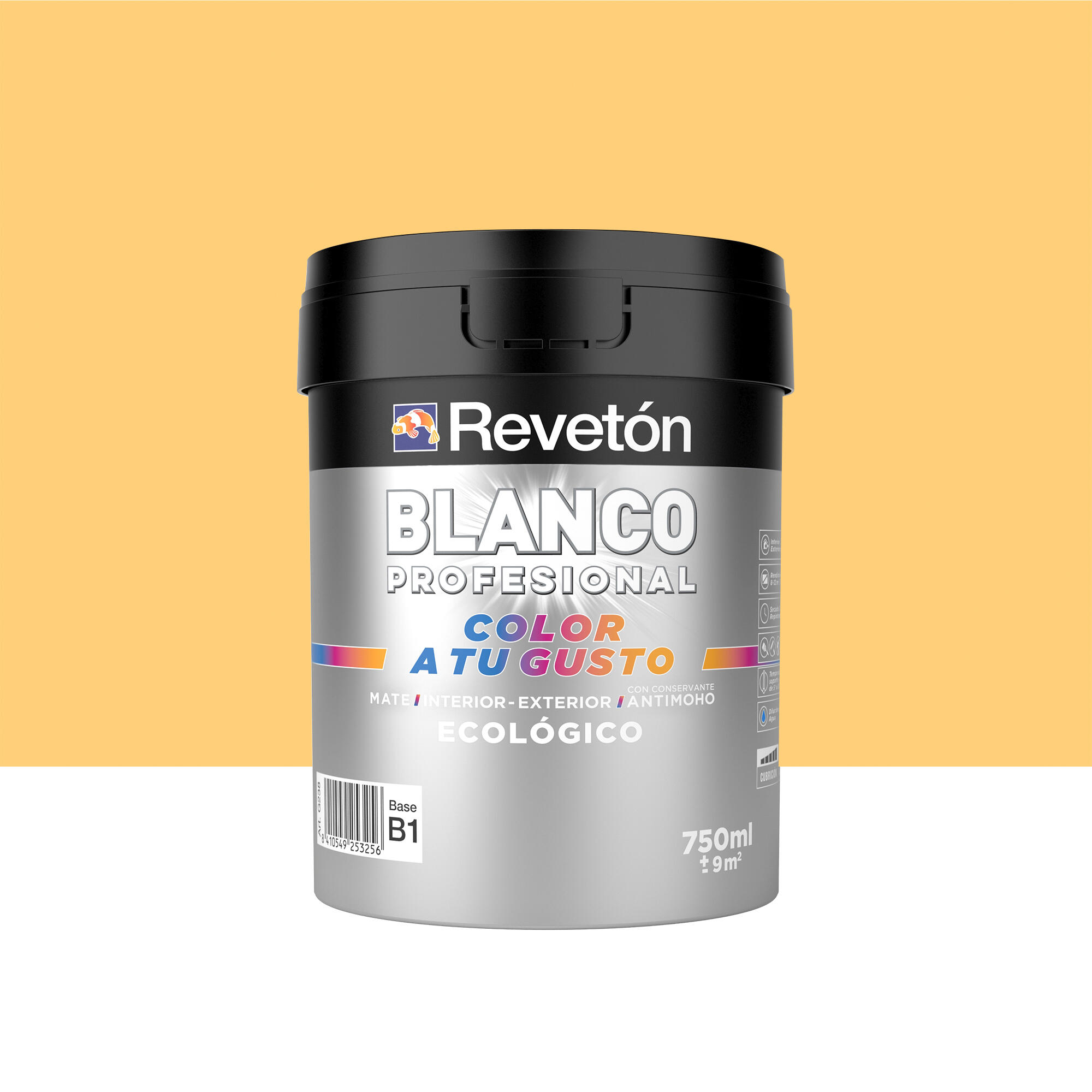 Pintura de interior Color a tu gusto REVETÓN color amarillo intenso ...