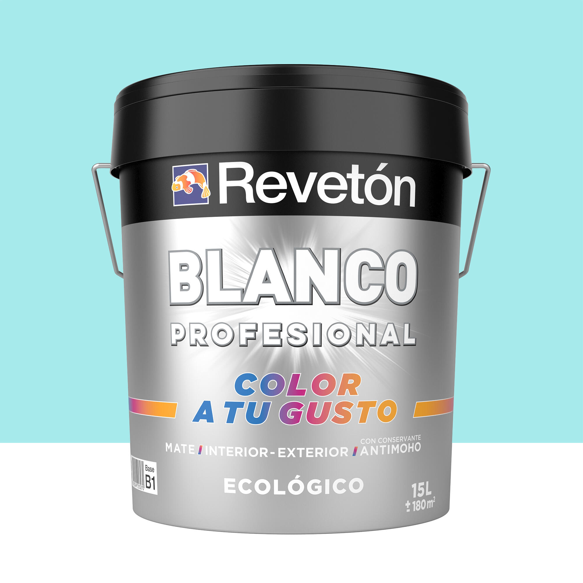 Pintura de interior Color a tu gusto REVETÓN color azul caribe suave ...