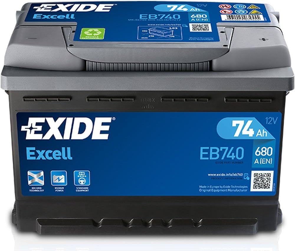 Batteria EXIDE EXIDE EB740 12V 74Ah | Leroy Merlin