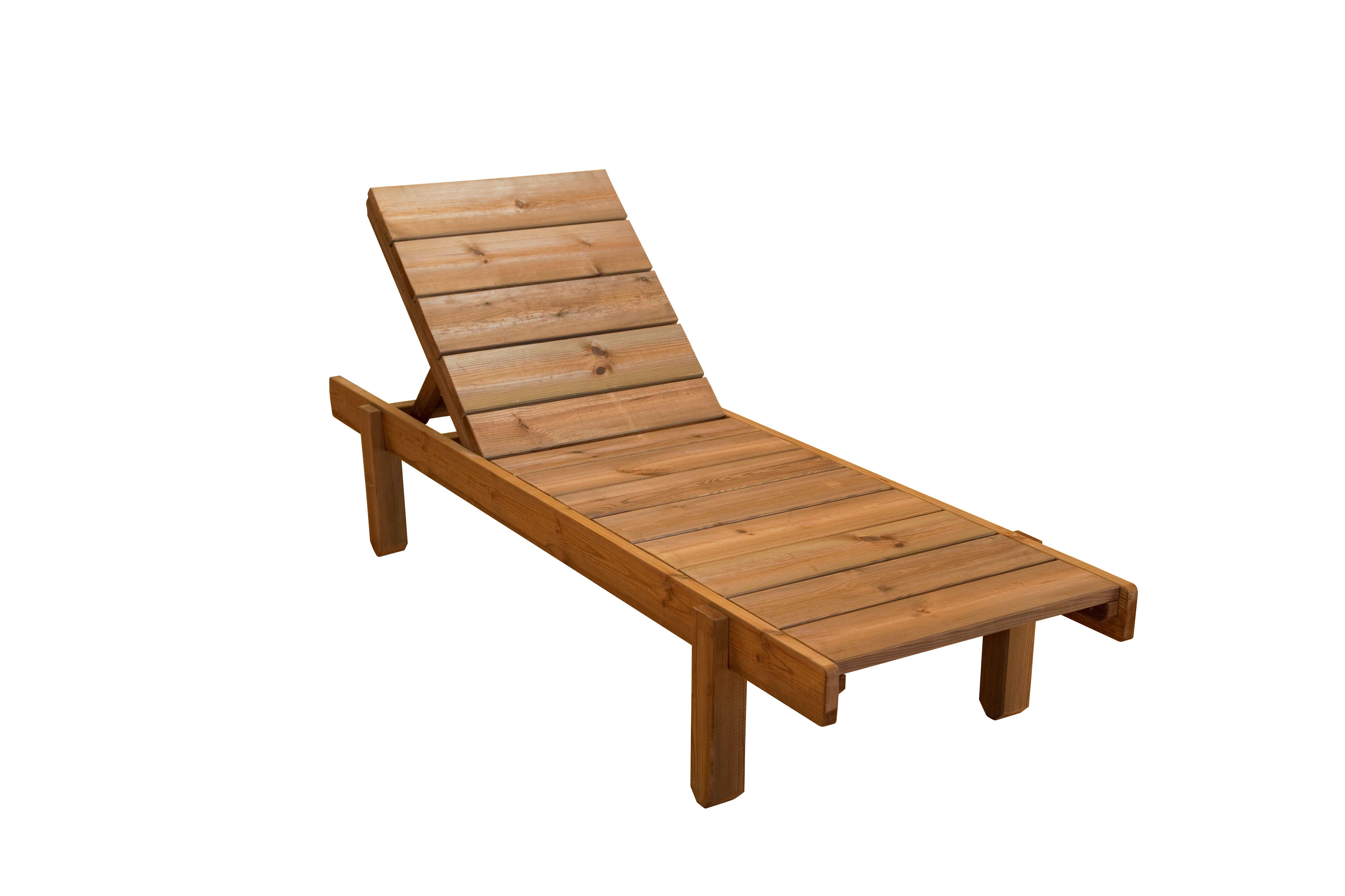 Tumbona de madera SUNSET 70.5x36x195 cm | Leroy Merlin