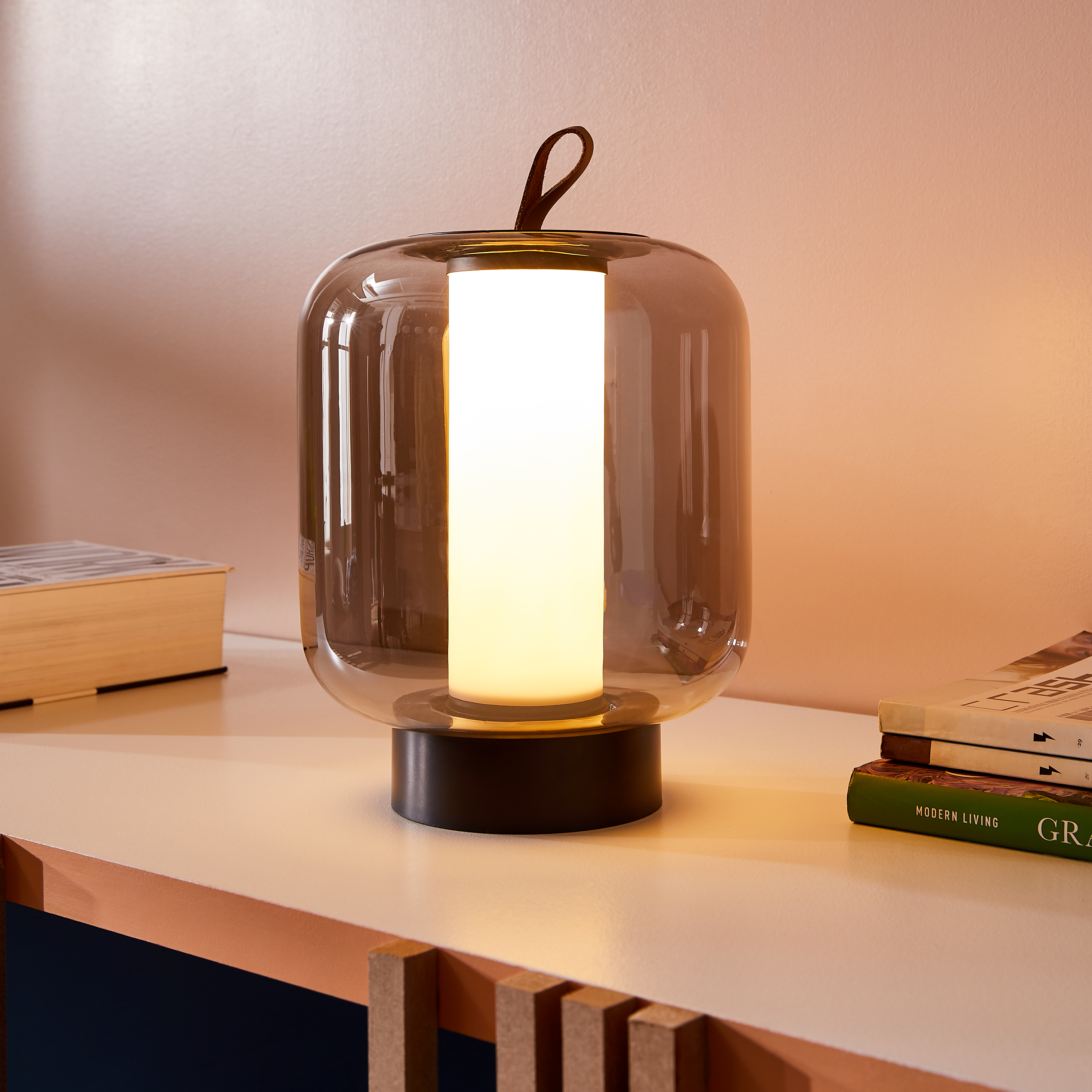 Lampe LED sans fil Narsis variation intensité/température couleur H ...