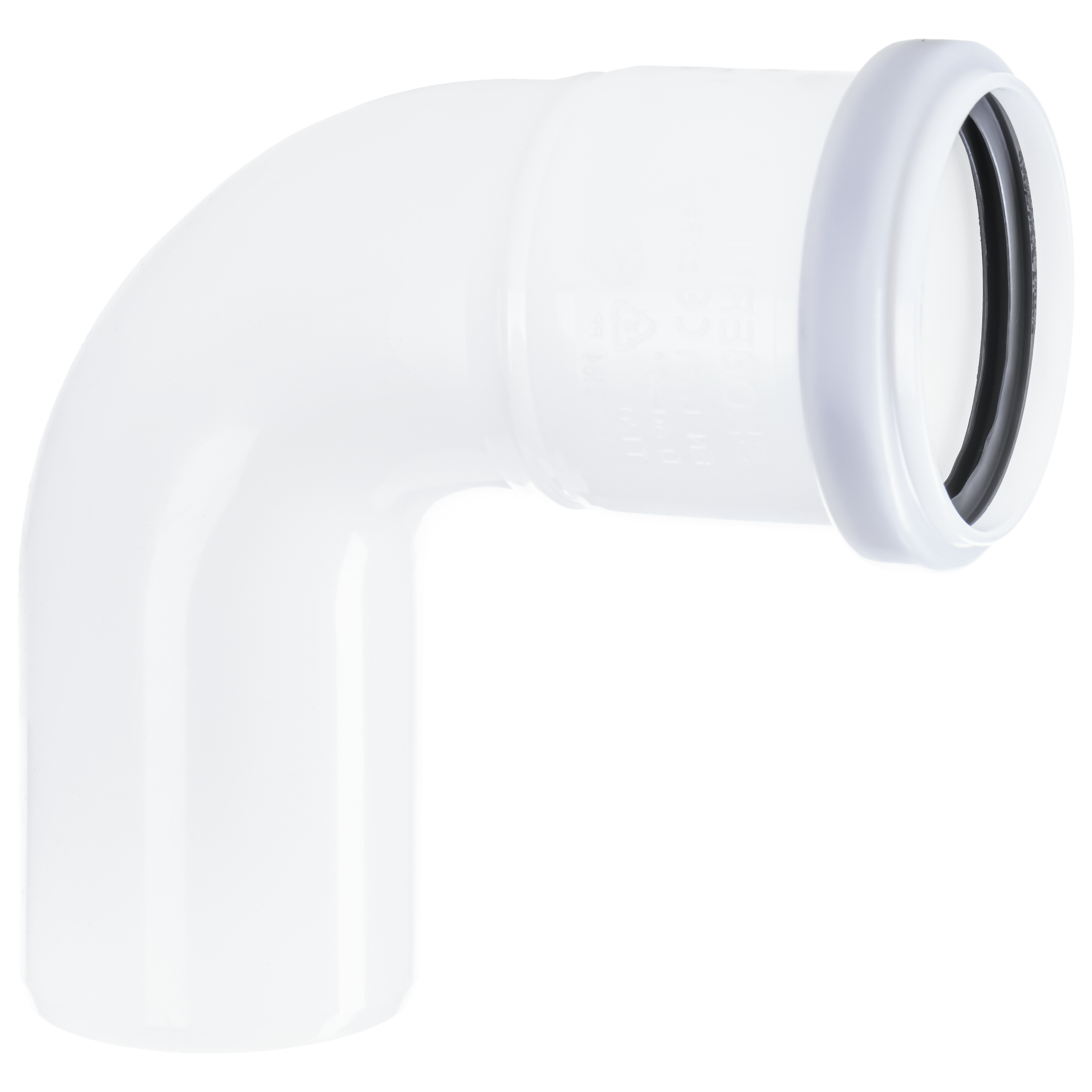Kolano dwuścienne PP do odprowadzania dymu 80/87 80 mm SPIROFLEX ...