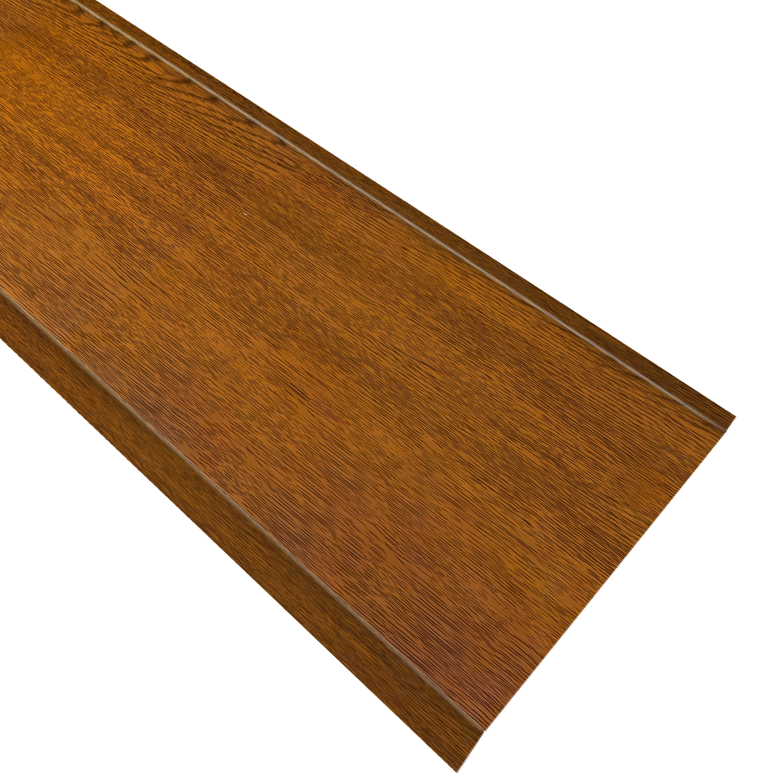 Parapet zewnętrzny stalowy złoty dąb 25x200 cm - Leroy Merlin