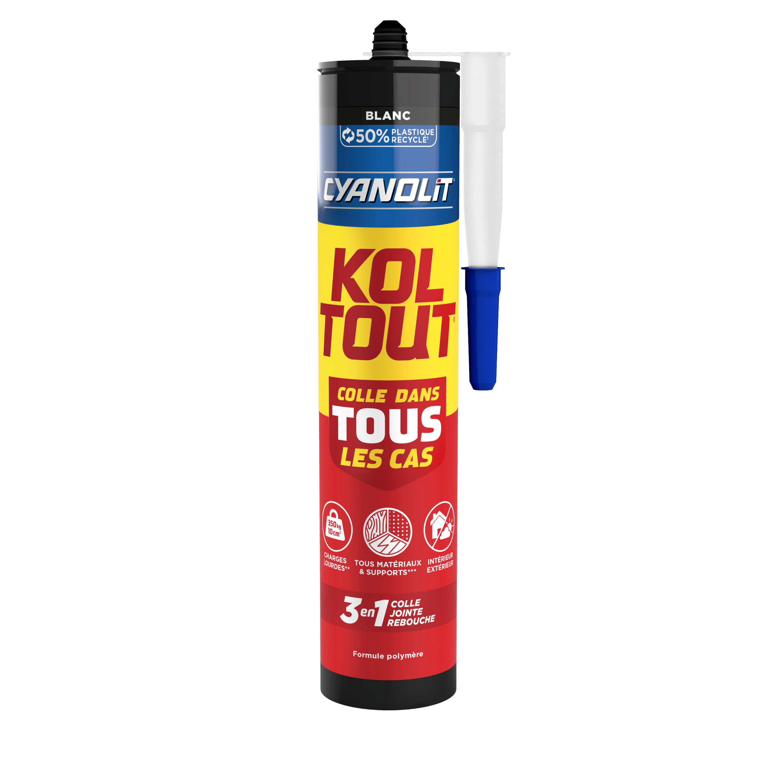 Colle de fixation MS polymère Koltout CYANOLIT, 290ml blanc | Leroy Merlin