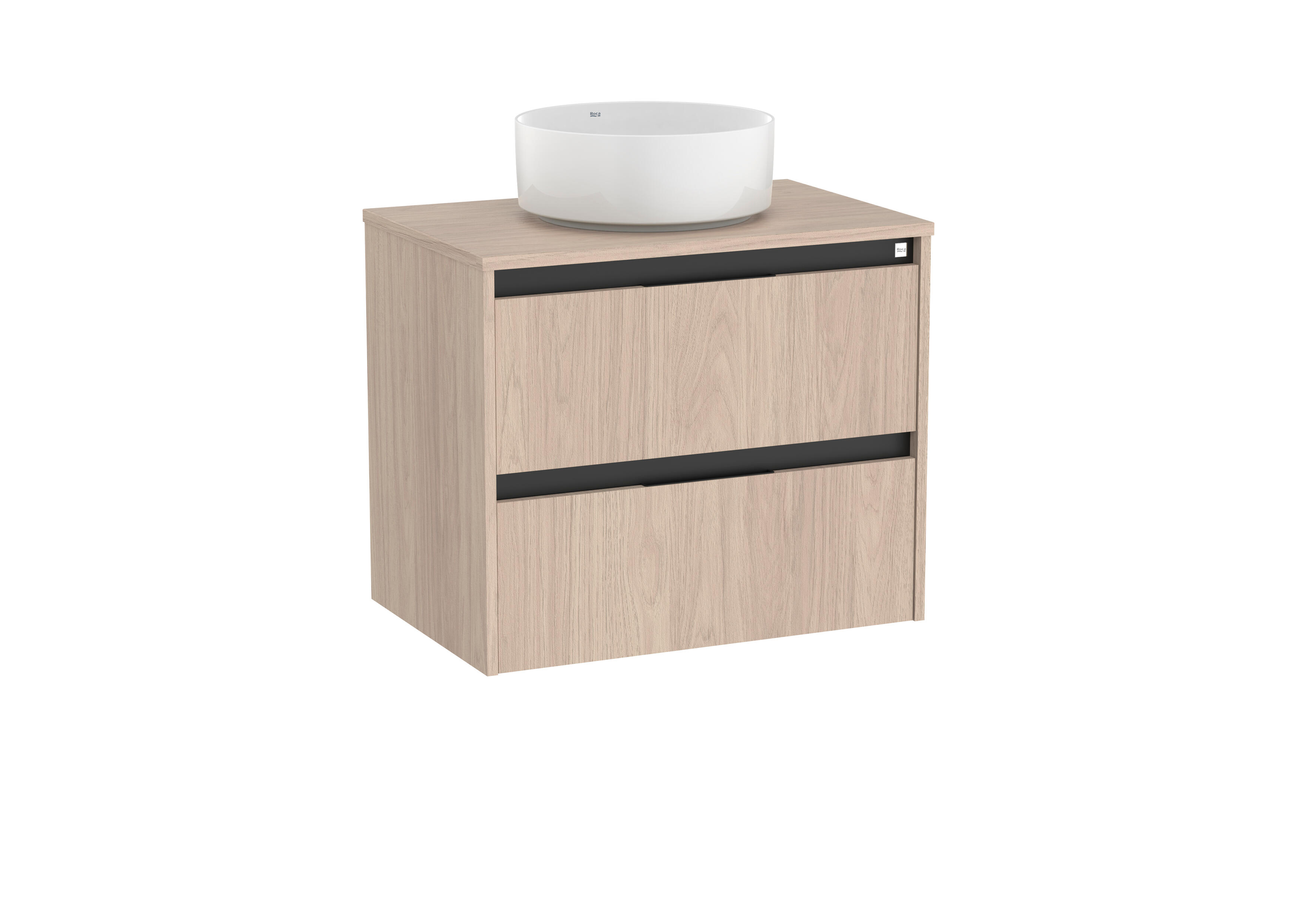 Mueble de baño Alpine fresno 70x46 cm | Leroy Merlin