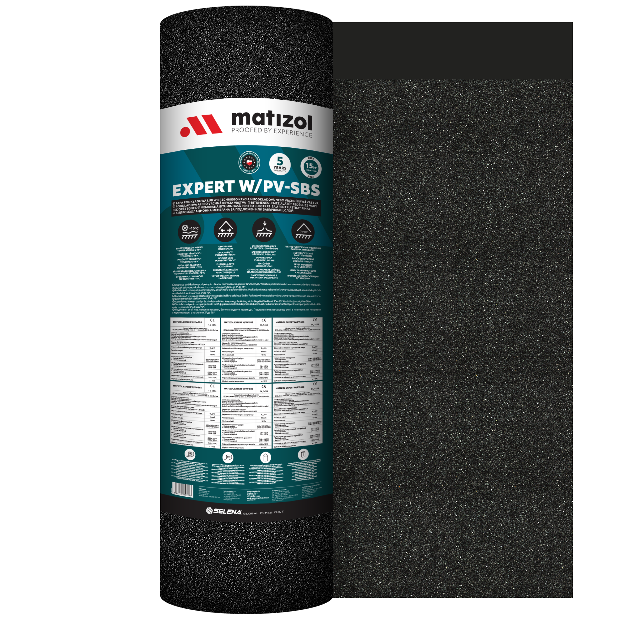 Papa podkładowa Matizol Expert W/PV SUPER SBS 15 m2 - Leroy Merlin