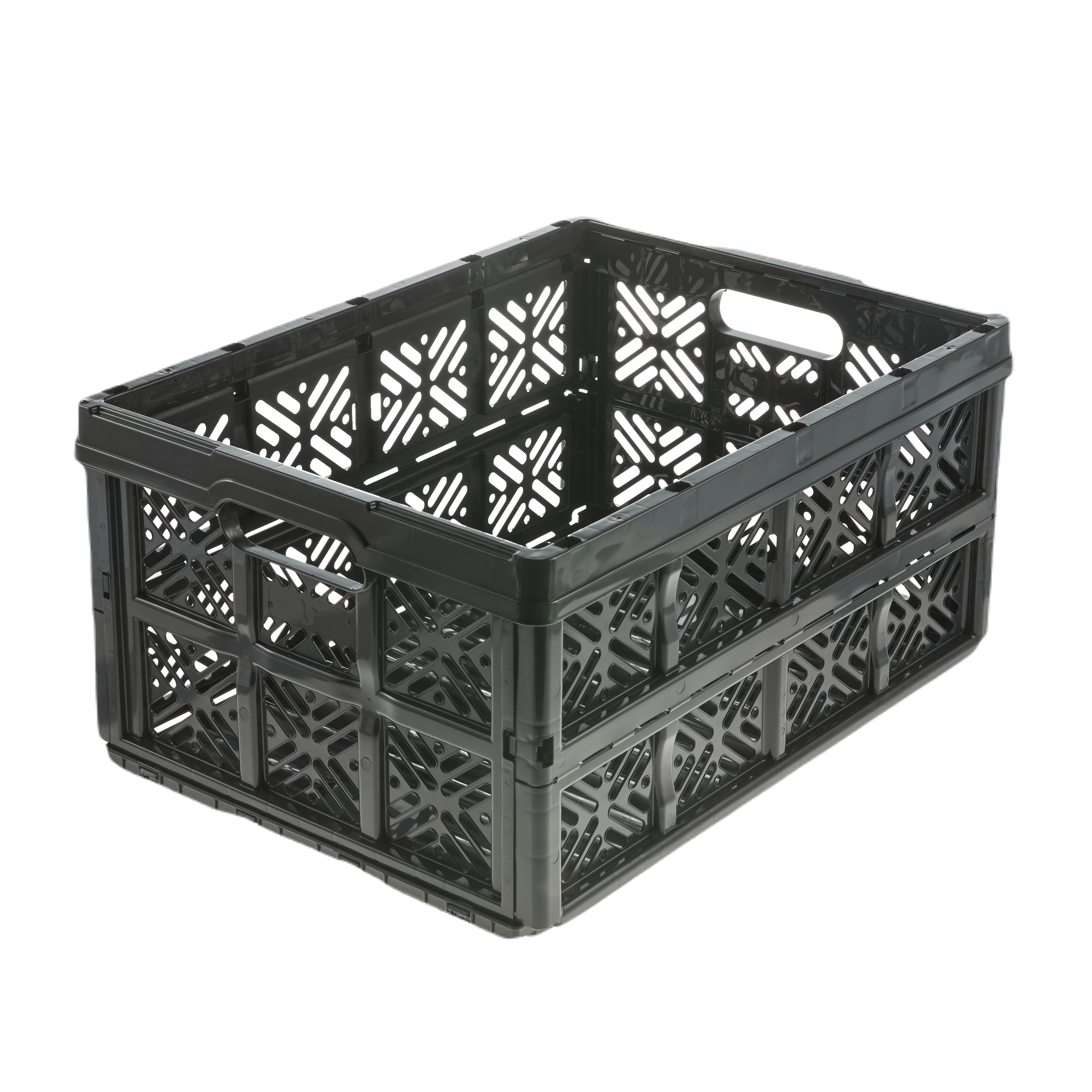Kosz składany Ida 32 l 48 x 23 x 35 cm czarny Keeeper - Leroy Merlin