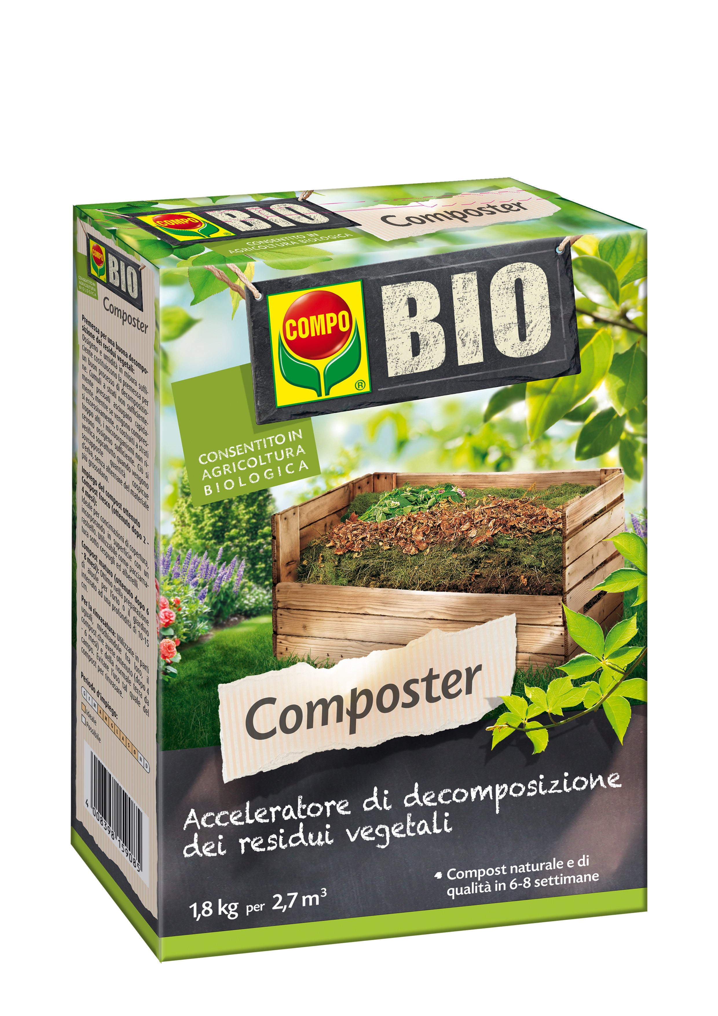Attivatore di compostaggio granulato COMPO BIO Composter 1.8 kg | Leroy Merlin