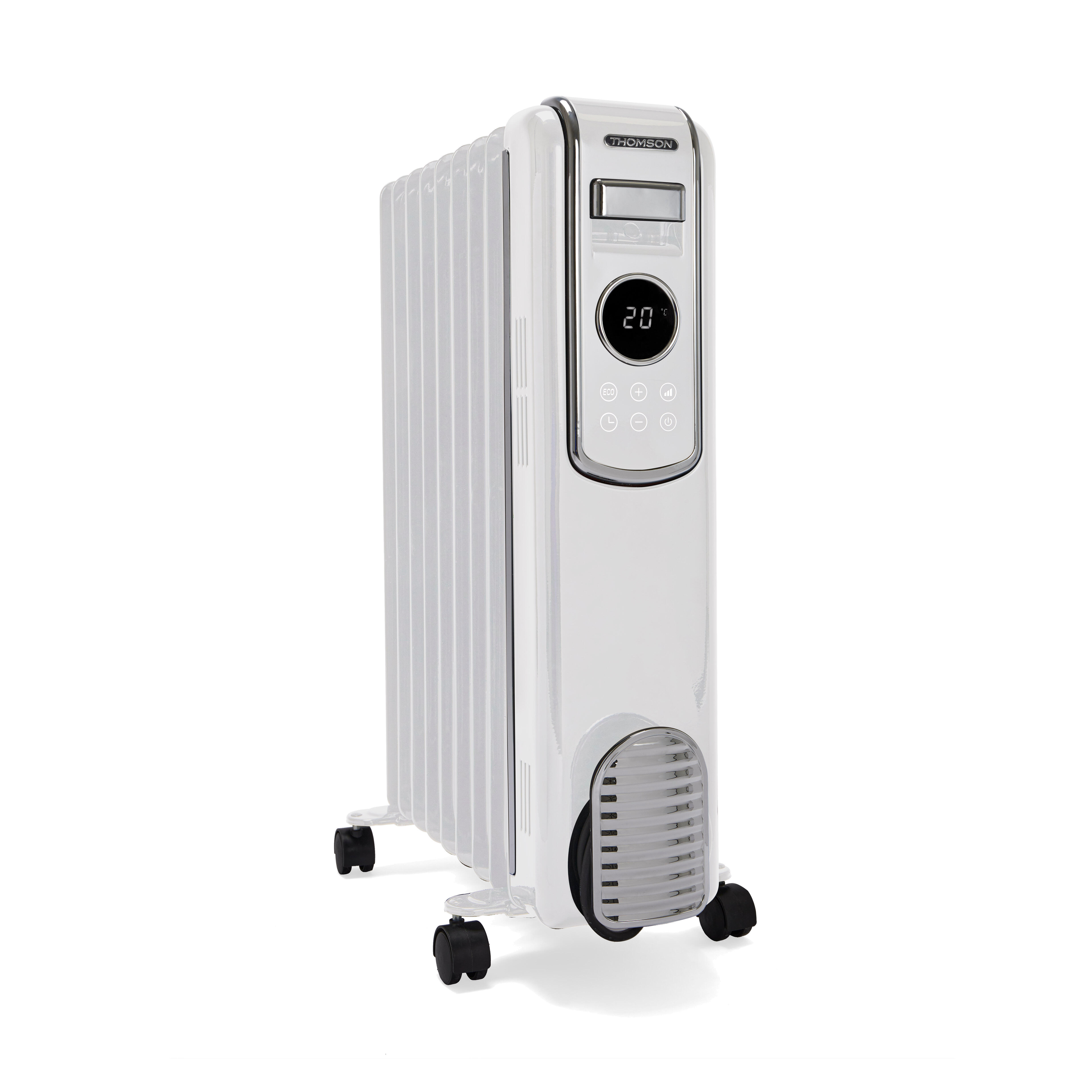Radiateur bain d'huile électrique 2000 W Fifty digital THOMSON | Leroy ...