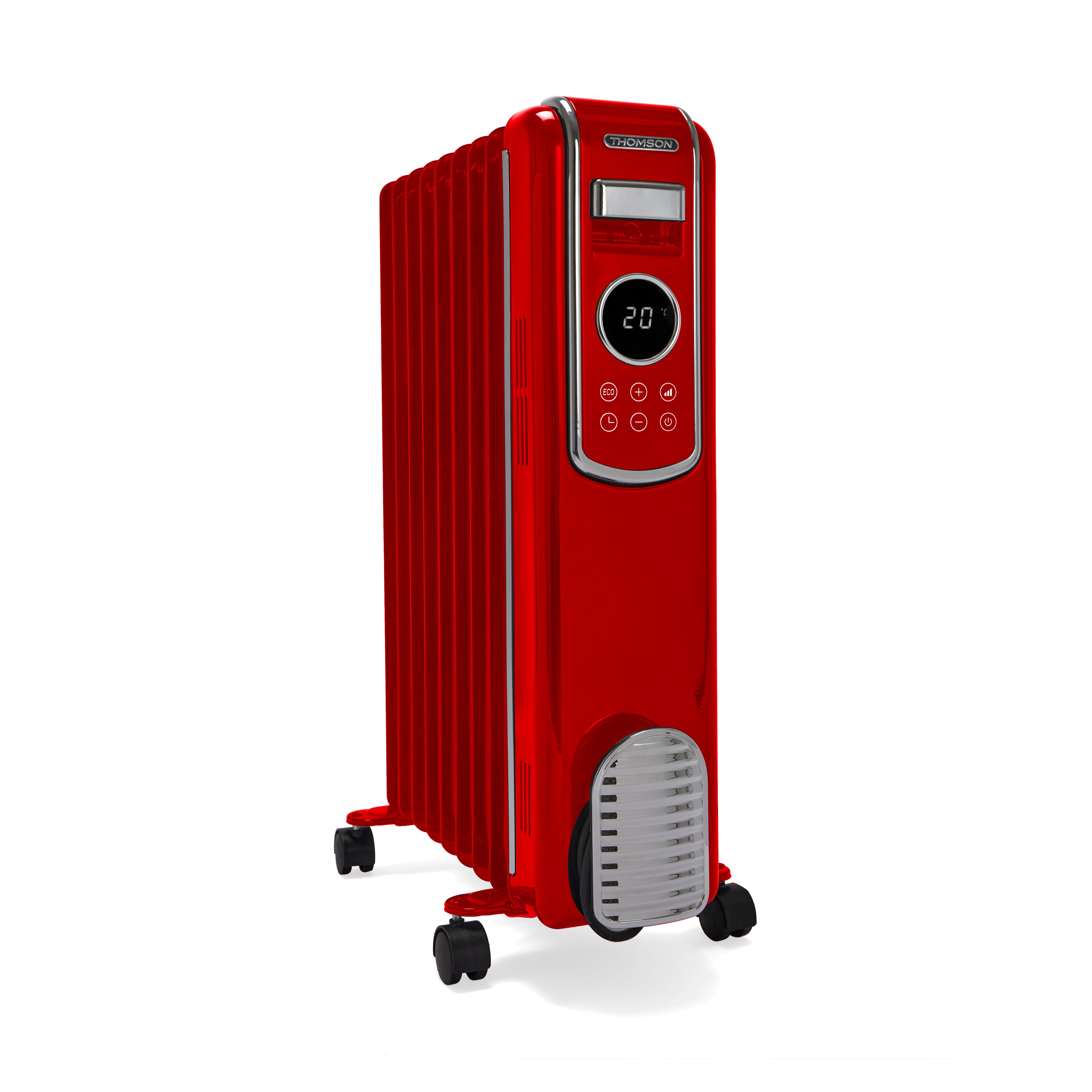 Radiateur bain d'huile électrique 2000 W Fifty digital THOMSON | Leroy ...