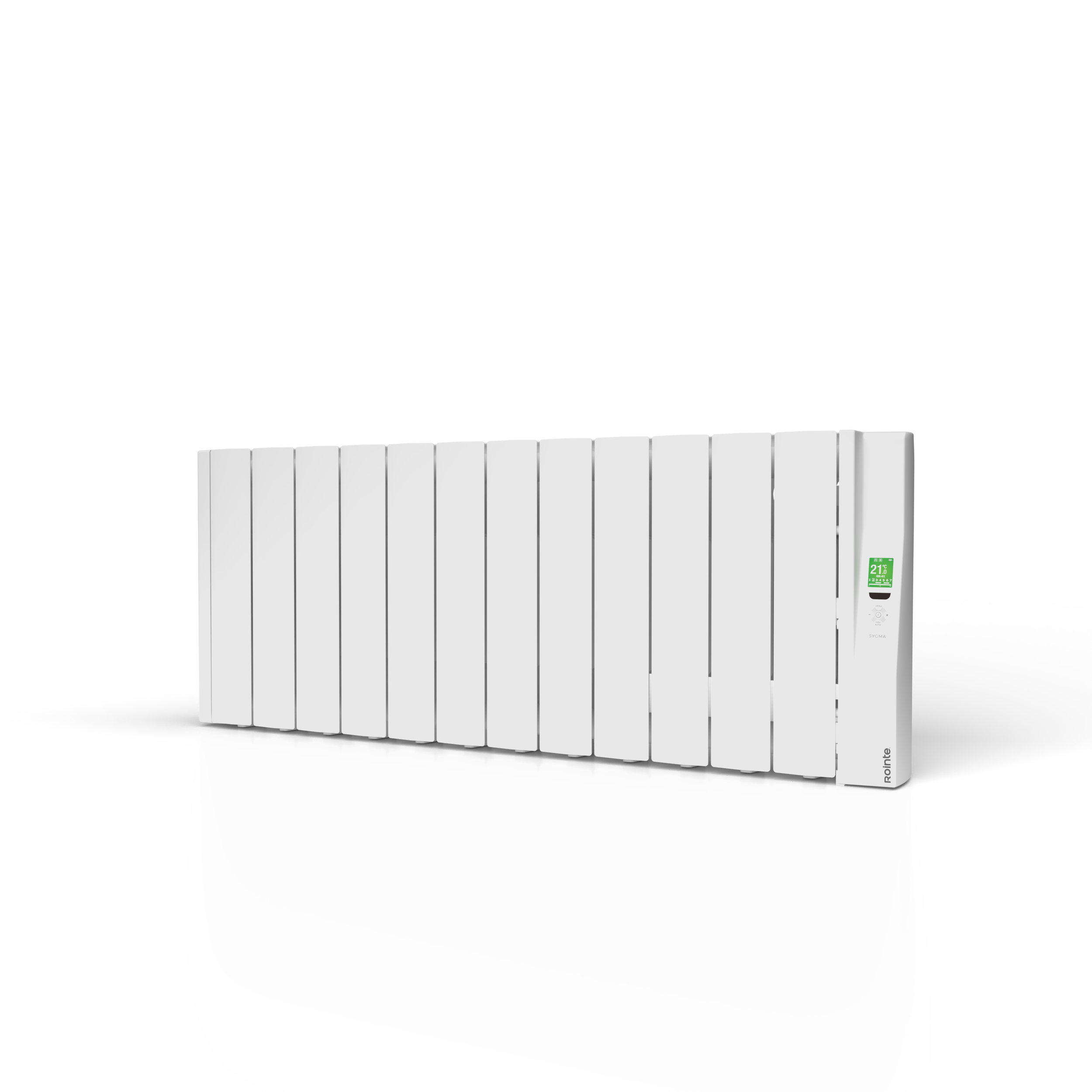 Radiateur électrique à inertie fluide 1500 W SYGMA II BAS BLANC ROINTE ...