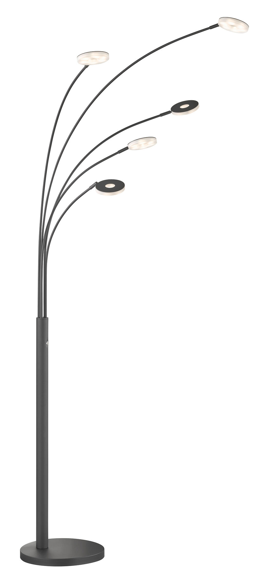 Lampadaire LED Dent avec variateur, acrylique, H.225 cm | Leroy Merlin