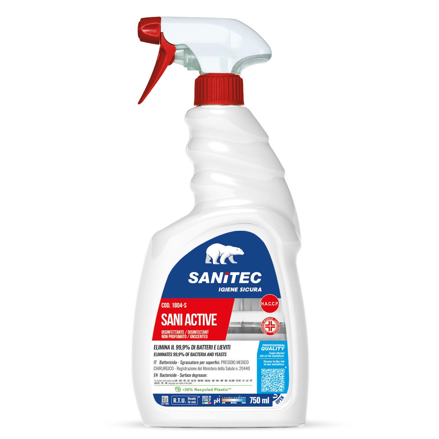 Disinfettante SANITEC SANI ACTIVE 750 ml | Leroy Merlin