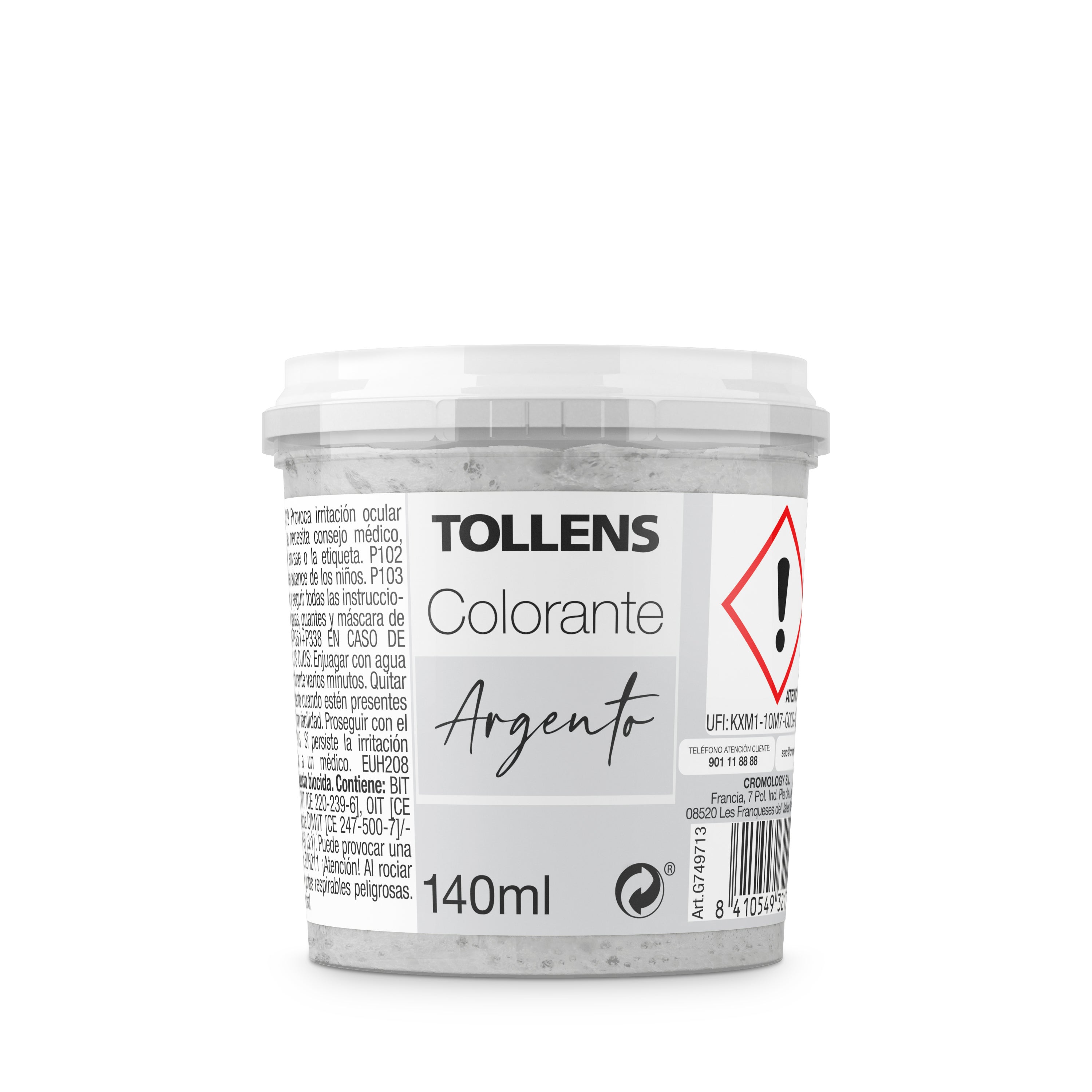 Colorante líquido TOLLENS color argento 140 ml interior | Leroy Merlin