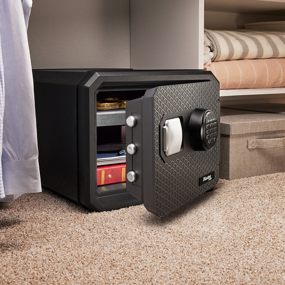 Coffre-fort à code MASTER LOCK H.34.8 x l.41.7 x P.41.8 cm, 22.9L ...