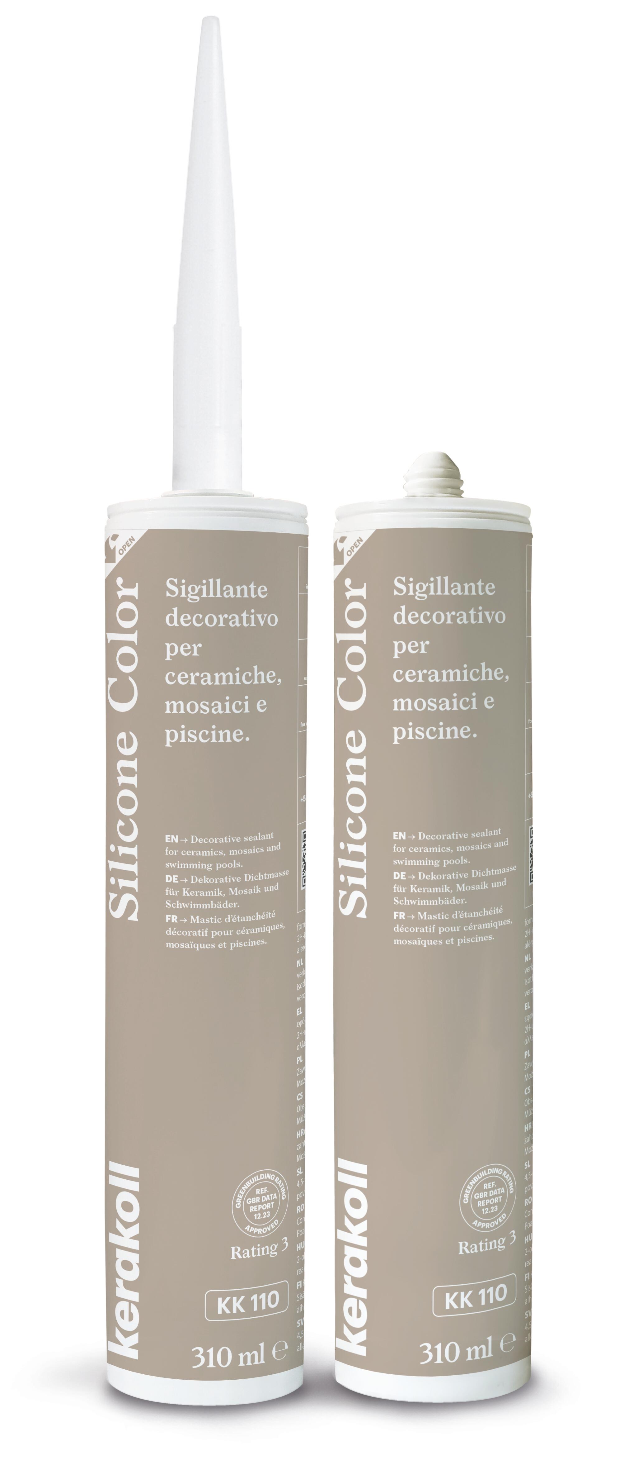 Silicone sigillante KERAKOLL Color KK 110, grigio 310 ml | Leroy Merlin