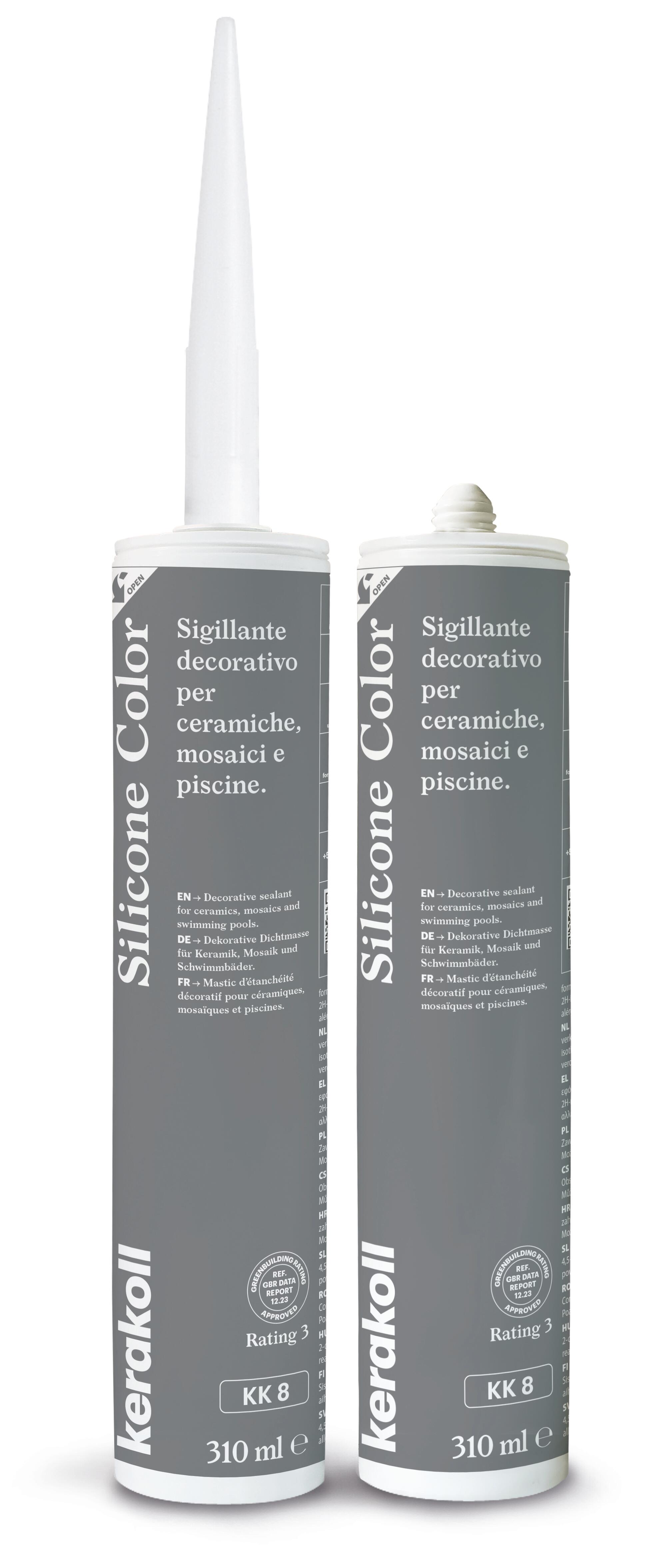 Silicone sigillante KERAKOLL Color KK 8, grigio 310 ml | Leroy Merlin