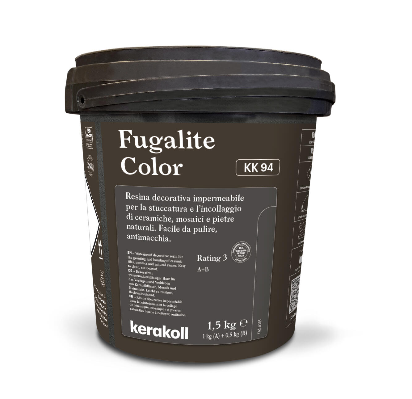 Stucco in pasta Fugalite Color KK 94, KERAKOLL 1.5 kg marrone R2 / RG ...