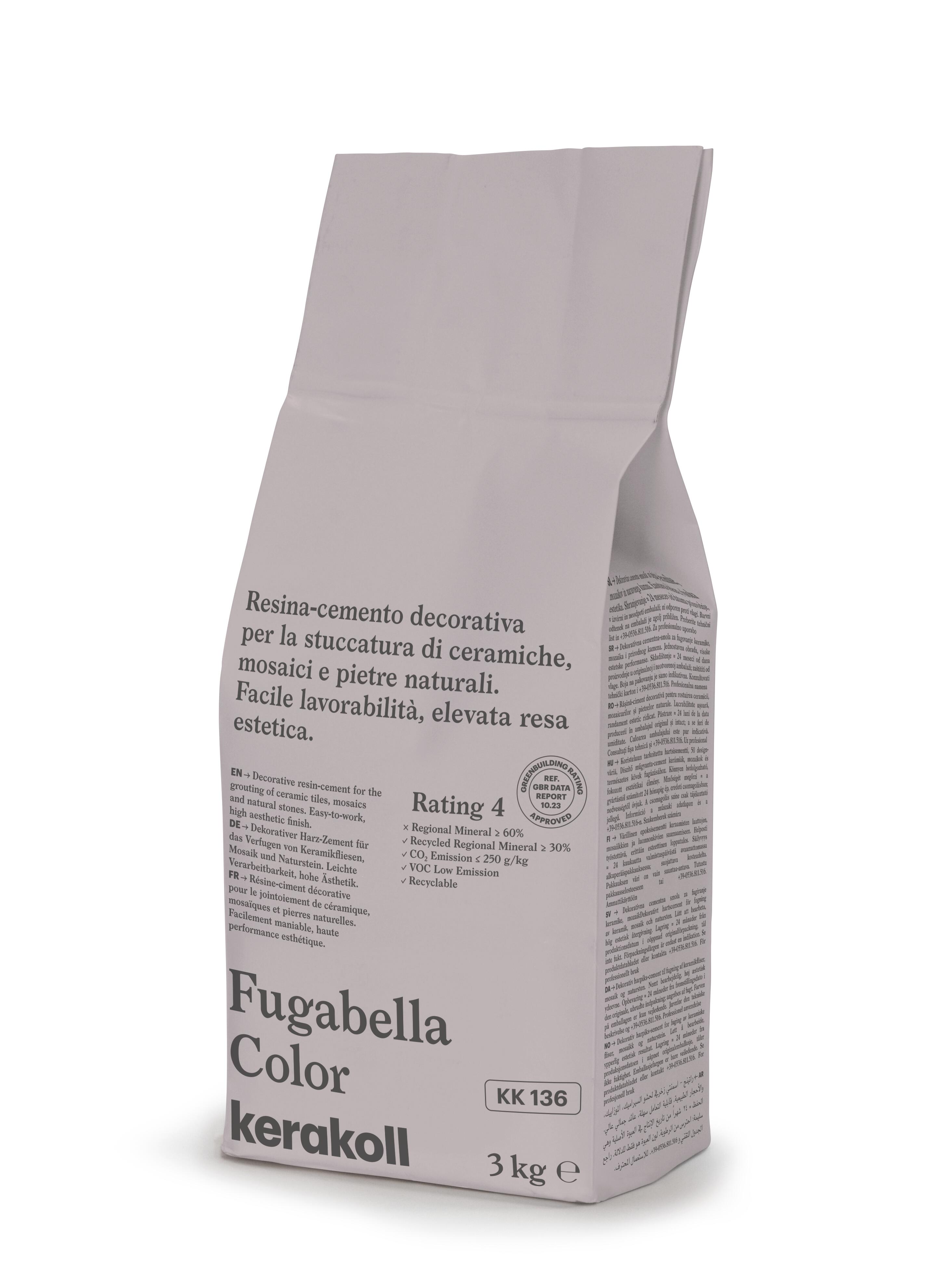 Stucco in polvere per interno KERAKOLL Fugabella Color KK 136, 3 kg ...