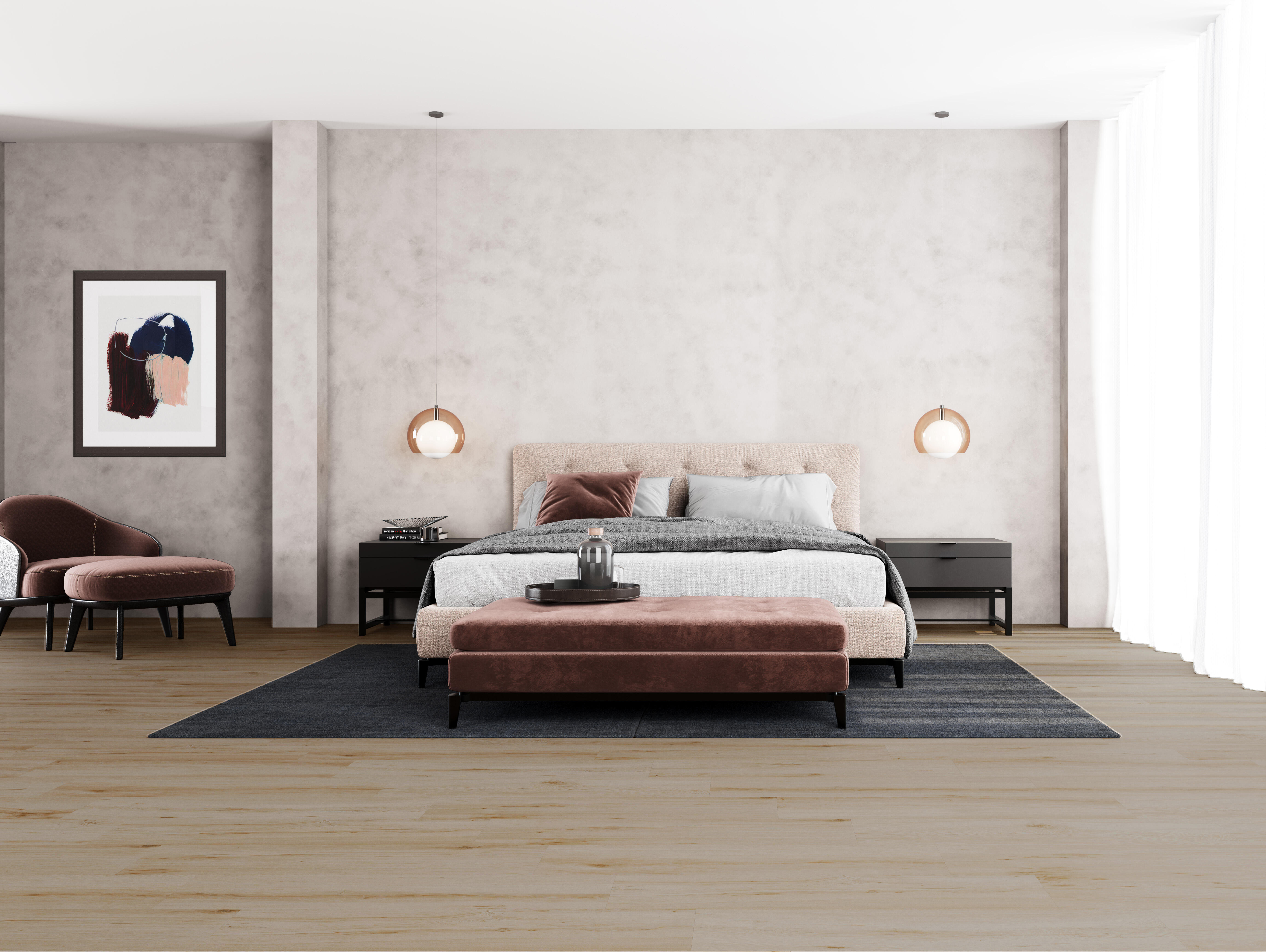 Suelo porcelánico Nordic efecto madera noce 22.5x90 cm C1 ARTENS ...