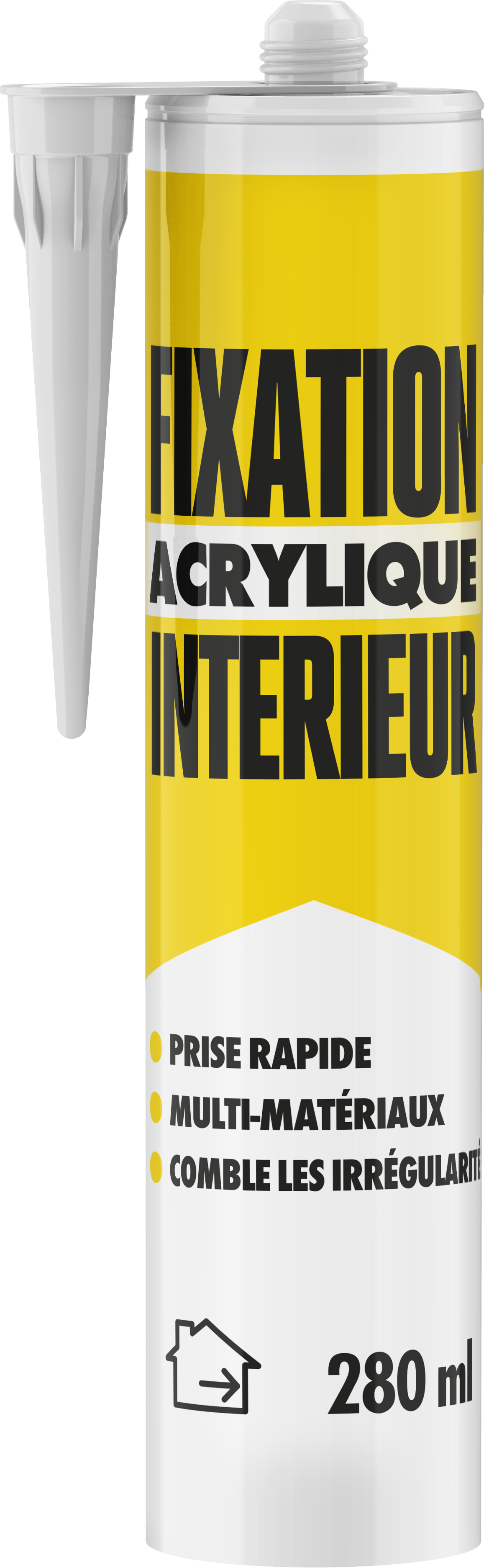 Colle de fixation gel acrylique Fixation acrylique, 280ml blanc | Leroy ...