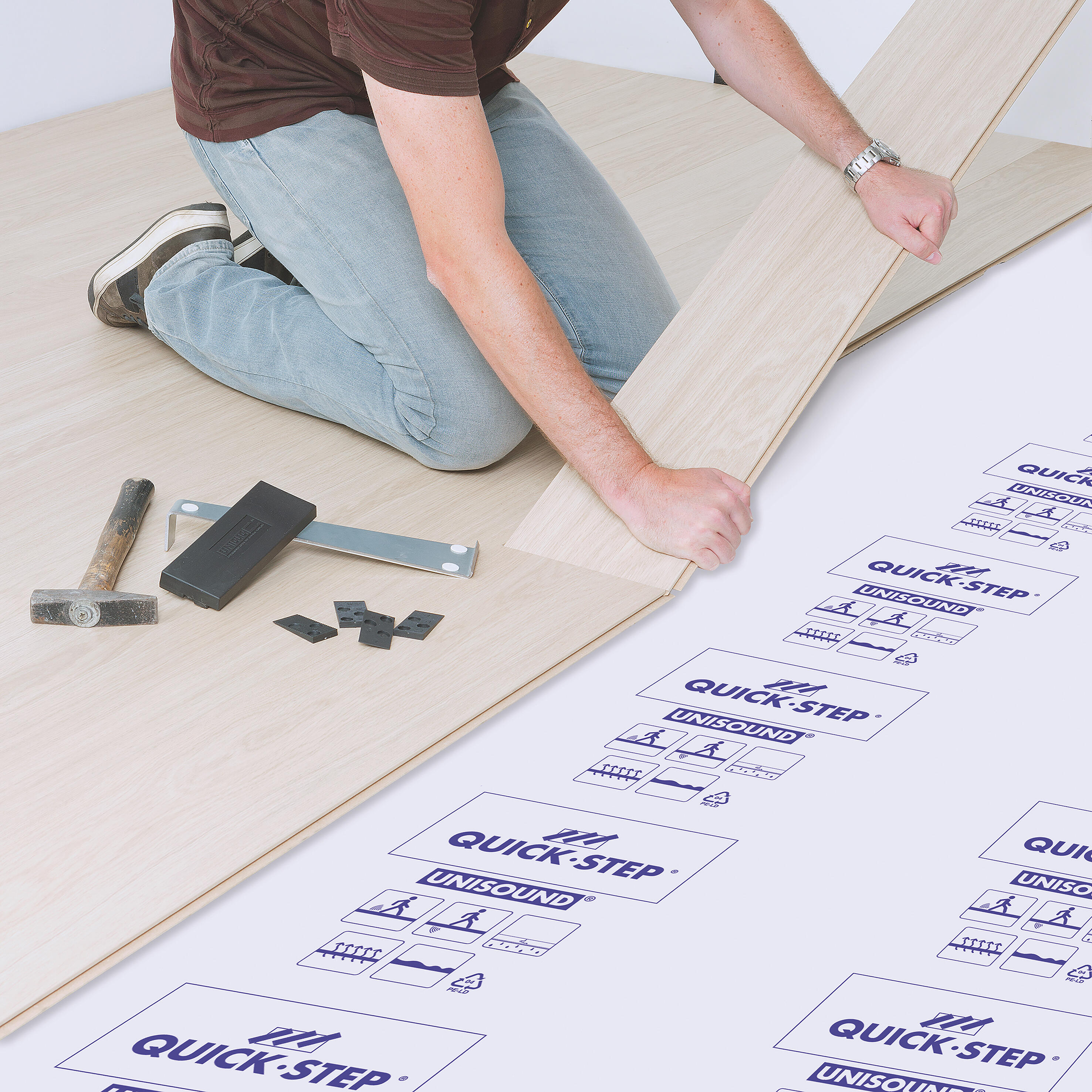 Sous-couche sol stratifié, Unisound Ep.2 mm SENS BY QUICK-STEP, 15 m² | Leroy Merlin