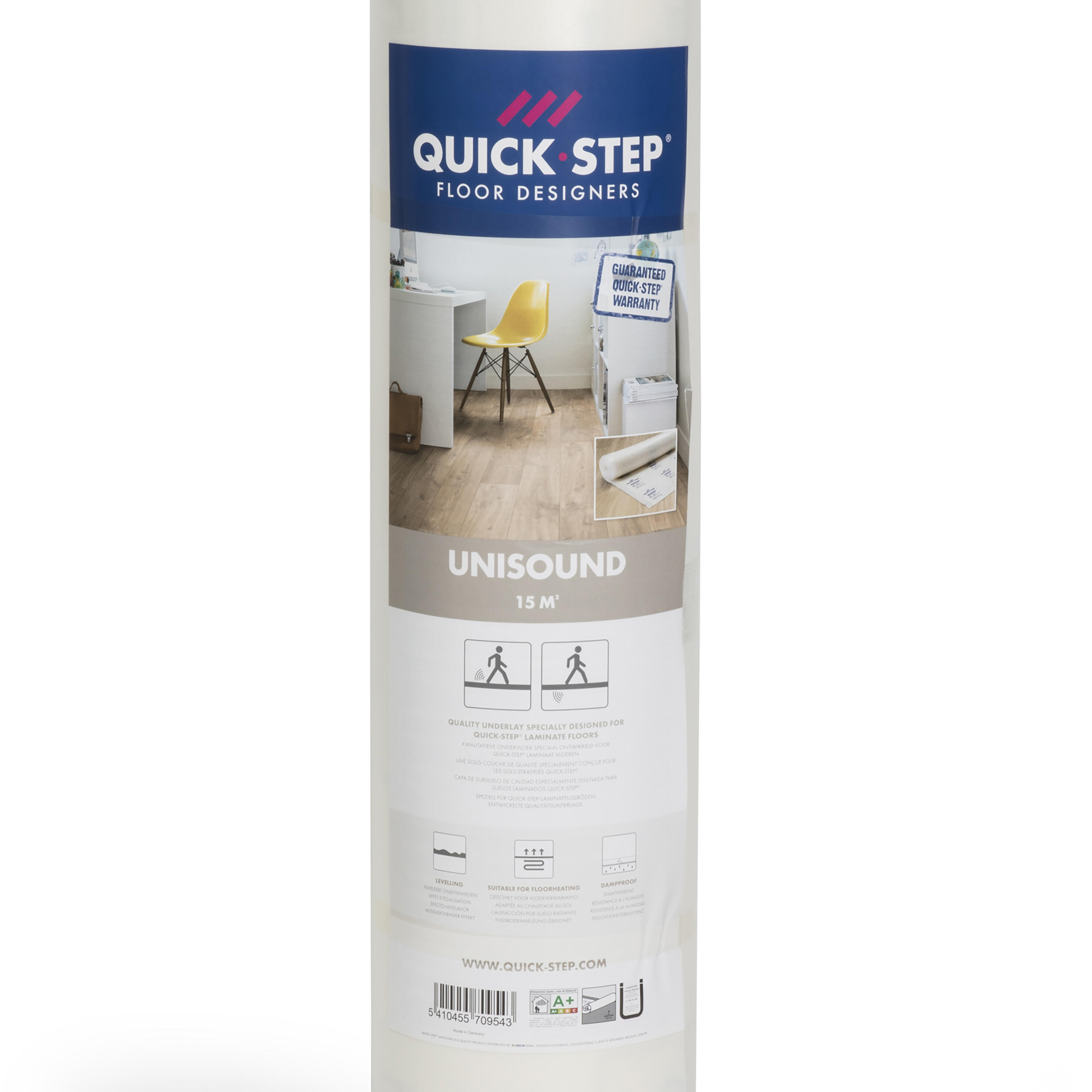 Sous-couche sol stratifié, Unisound Ep.2 mm SENS BY QUICK-STEP, 15 m² | Leroy Merlin