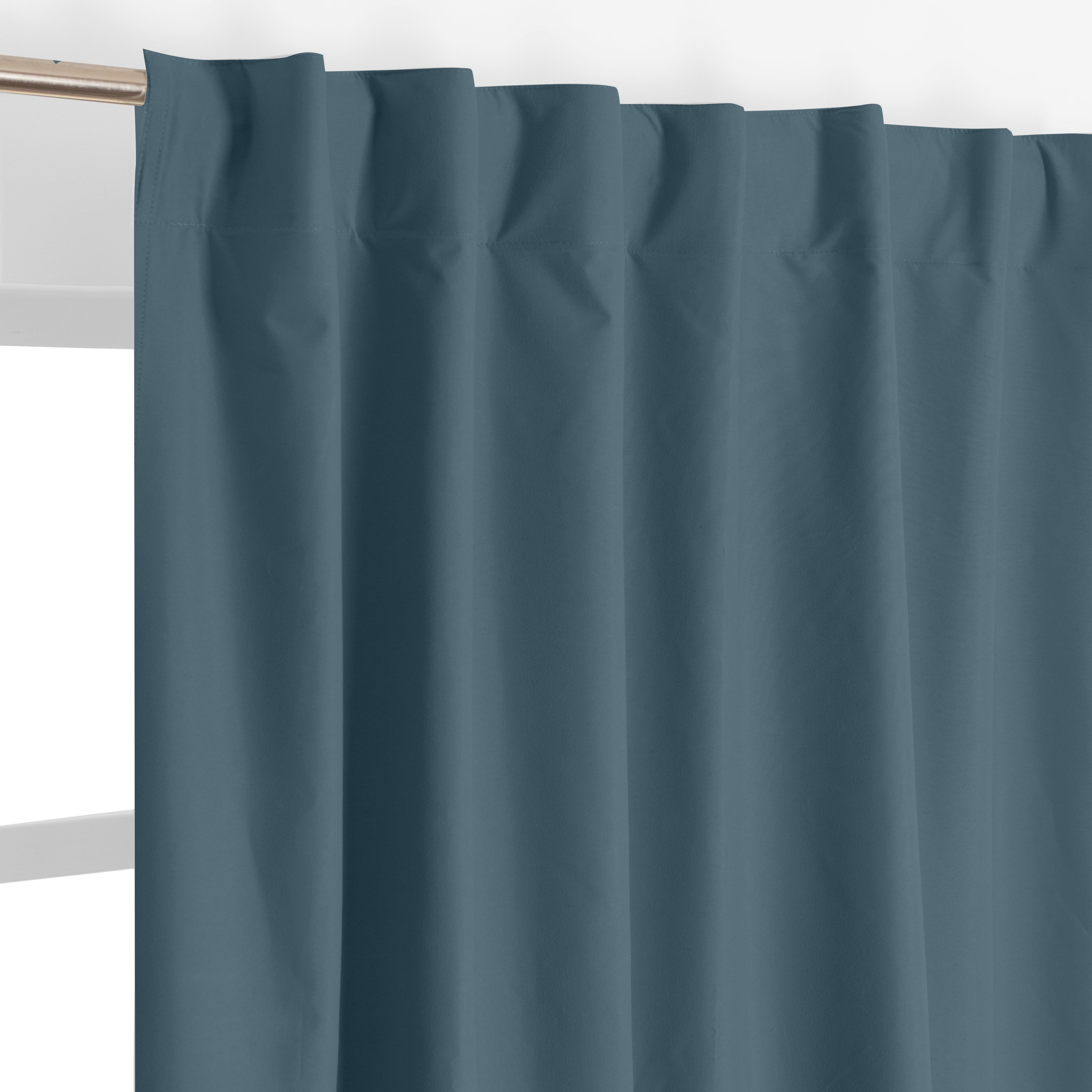 Rideau occultant occultant avec doublure, Occultant 3 in 1, bleu H.240 ...