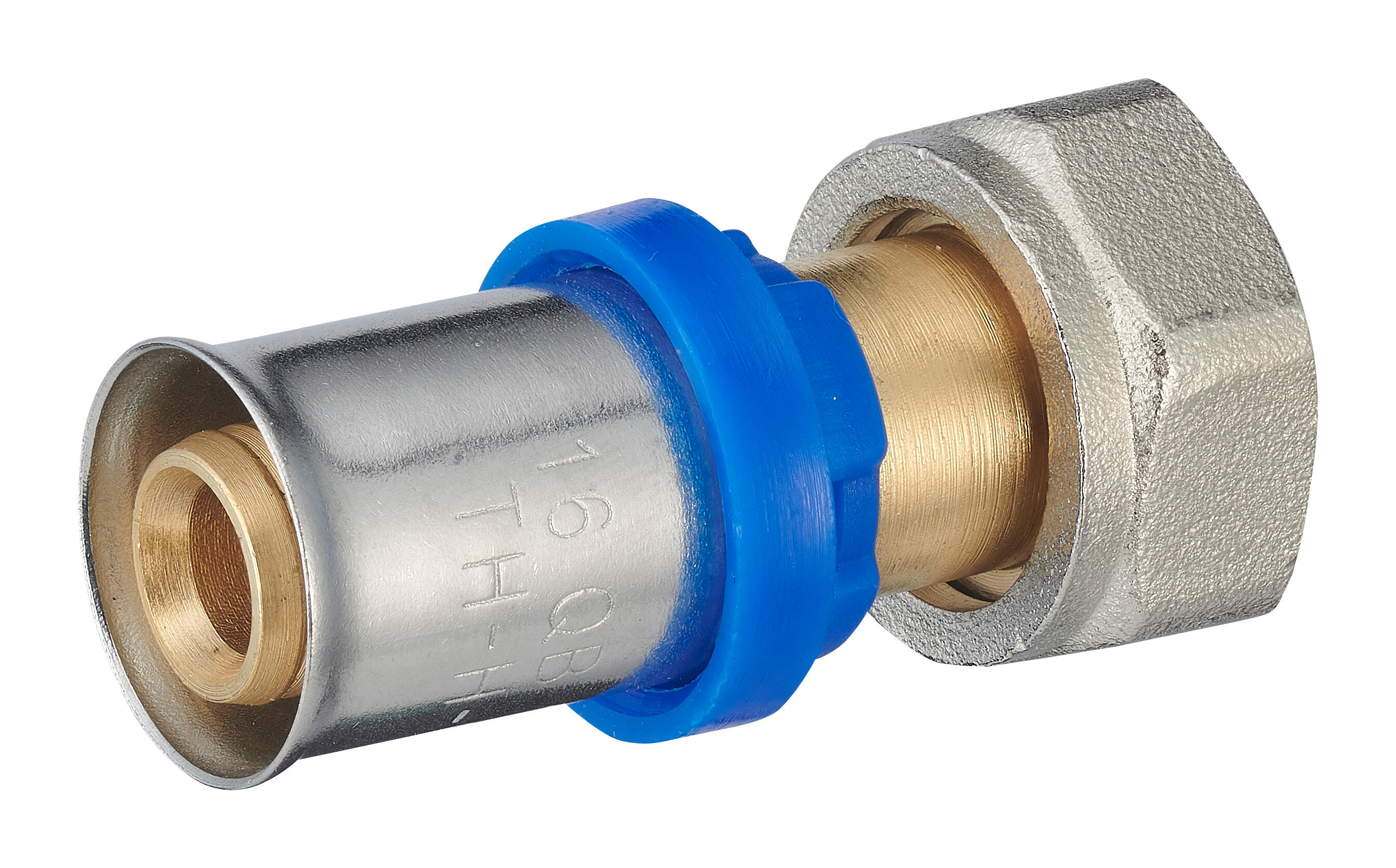 Raccord femelle écrou libre F.20x27(3/4'') multicouche à sertir Diam.16 mm - (lot de 10) | Bricoman