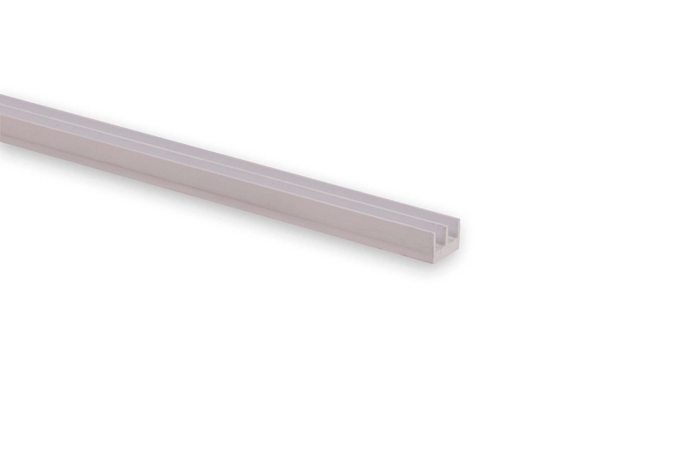 Profilé double U PVC 10,5x21x10,5x2mm L.2 m blanc - CQFD | Bricoman