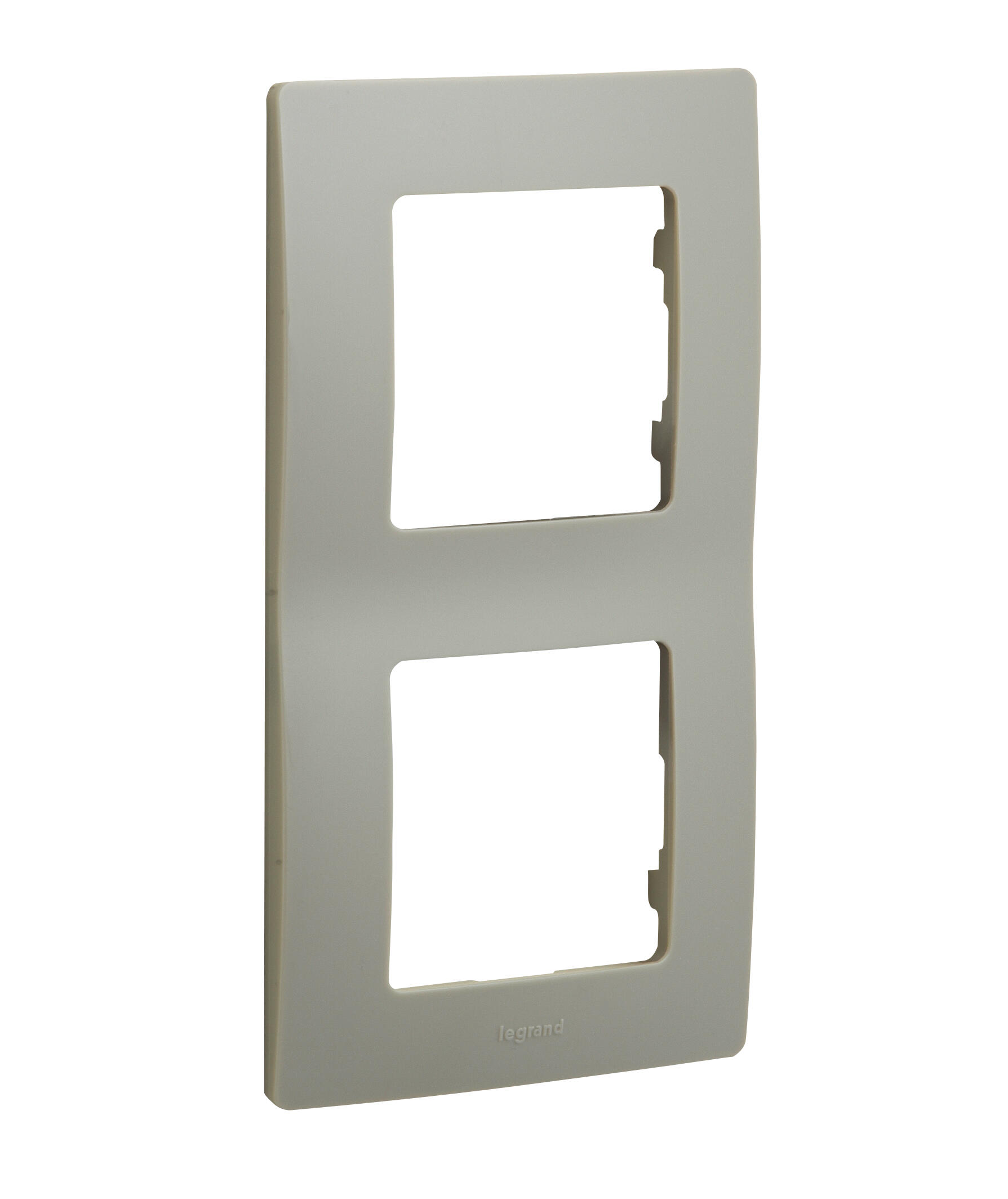 Plaque double verticale niloe galet legrand | Bricoman