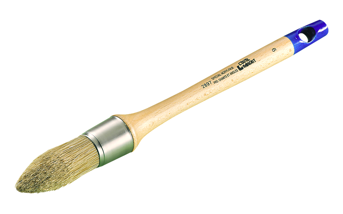 Pinceau à rechampir pour peinture acrylique taille 6 - L'OUTIL PARFAIT ...