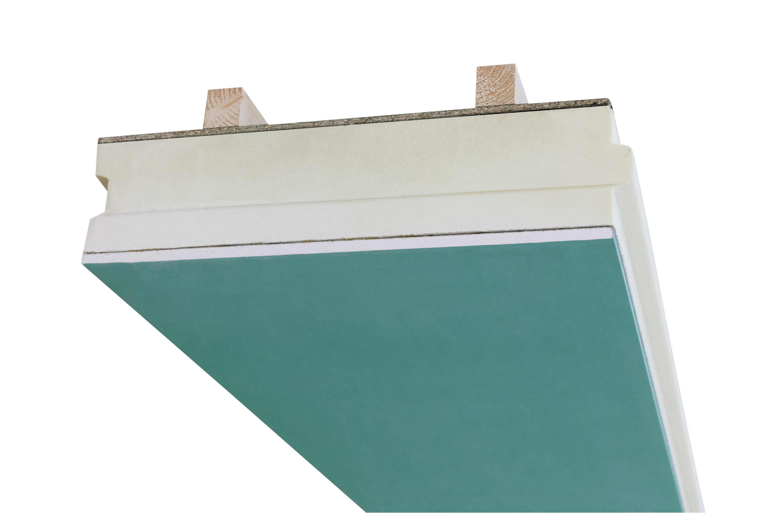 Panneau de toiture R = 6,0 m².k/w L.360 x l.57 cm Ep.130 mm Pannotec confort plâtre RB - SOPREMA ...