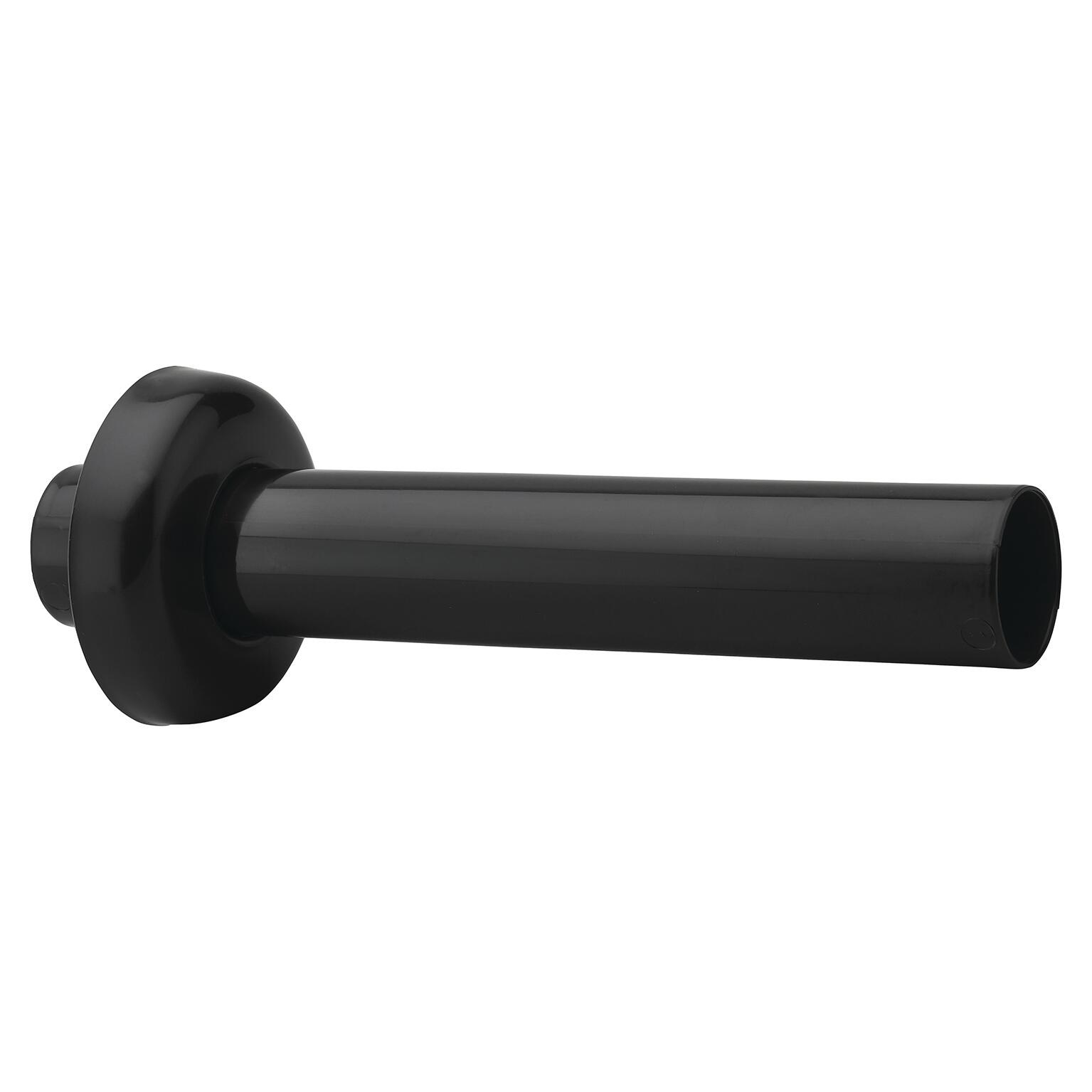 Sortie murale noir + rosace - VALENTIN | Bricoman