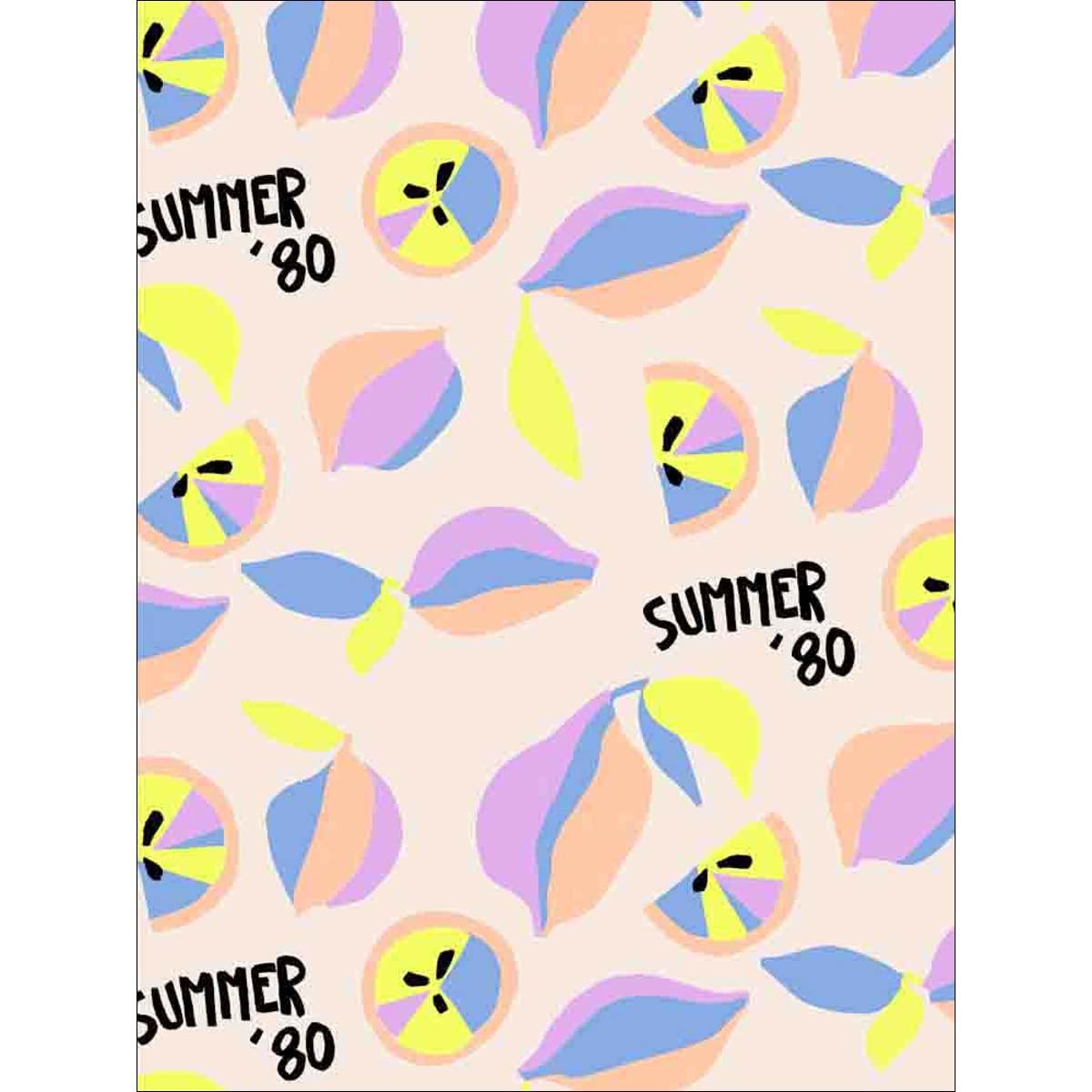 Affiche Summer 80, assorti BLUE ART l.80 x H.60 cm | Leroy Merlin