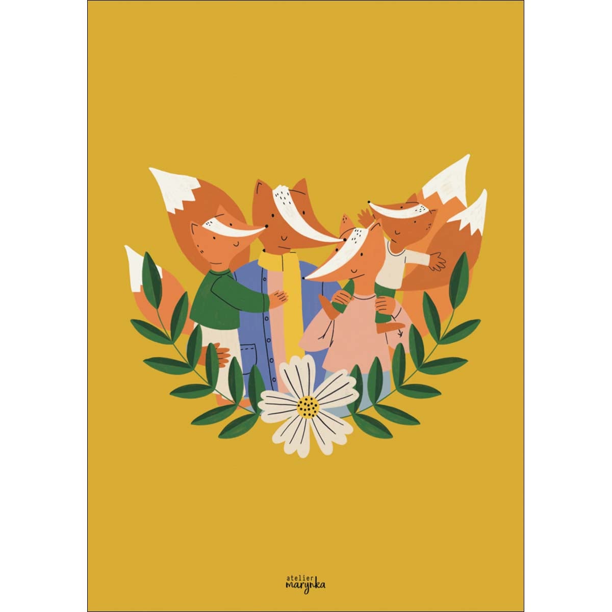 Affiche Renard, assorti BLUE ART l.70 x H.50 cm | Leroy Merlin